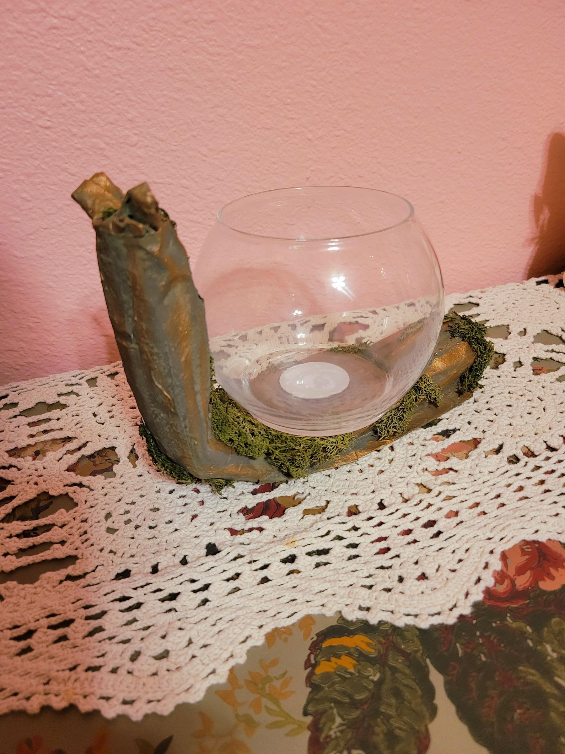 Inexpensive Paper Mache Snail Candle Holder : 4 Steps (with Pictures ...