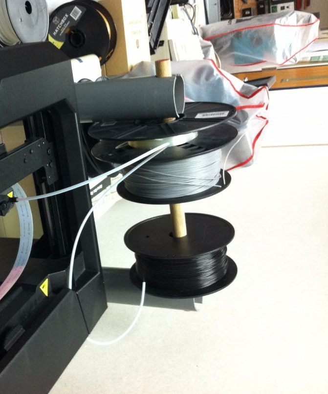 3D Printer Filament Holder : 4 Steps (with Pictures) - Instructables