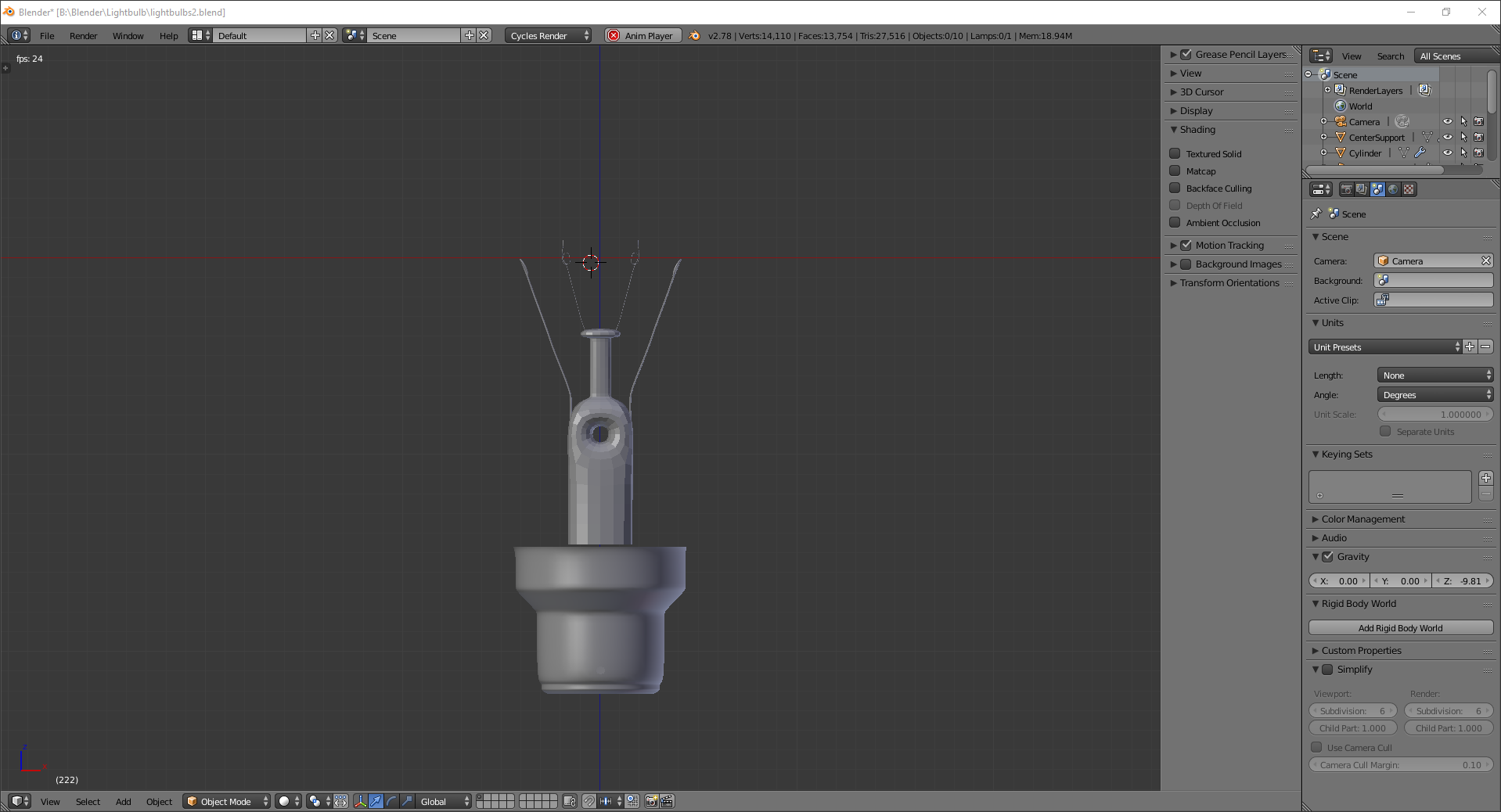 Modeling and Rendering a Light Bulb in Blender : 7 Steps (with Pictures) - Instructables