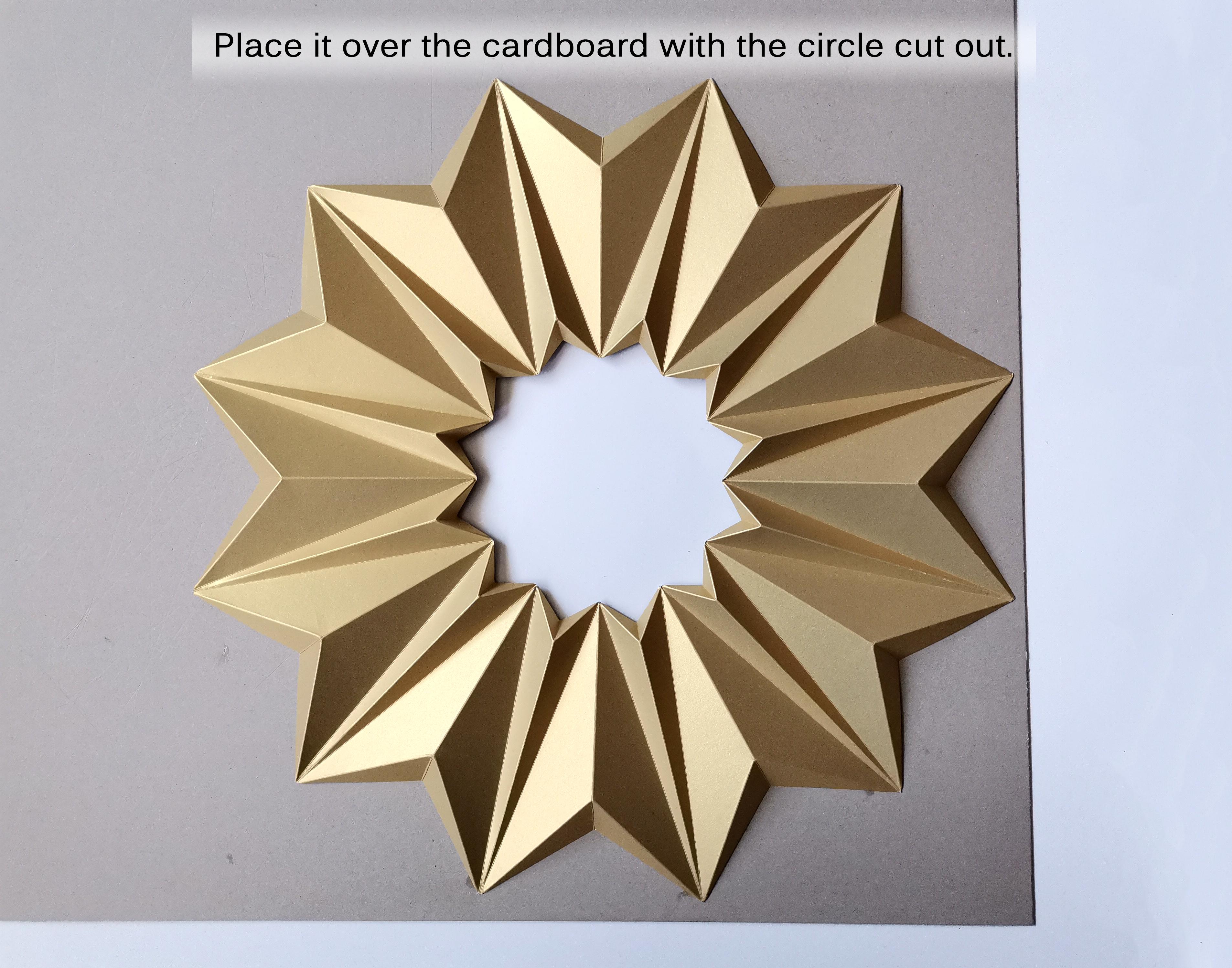 Origami Mirror Frame From Paper : 4 Steps (with Pictures) - Instructables