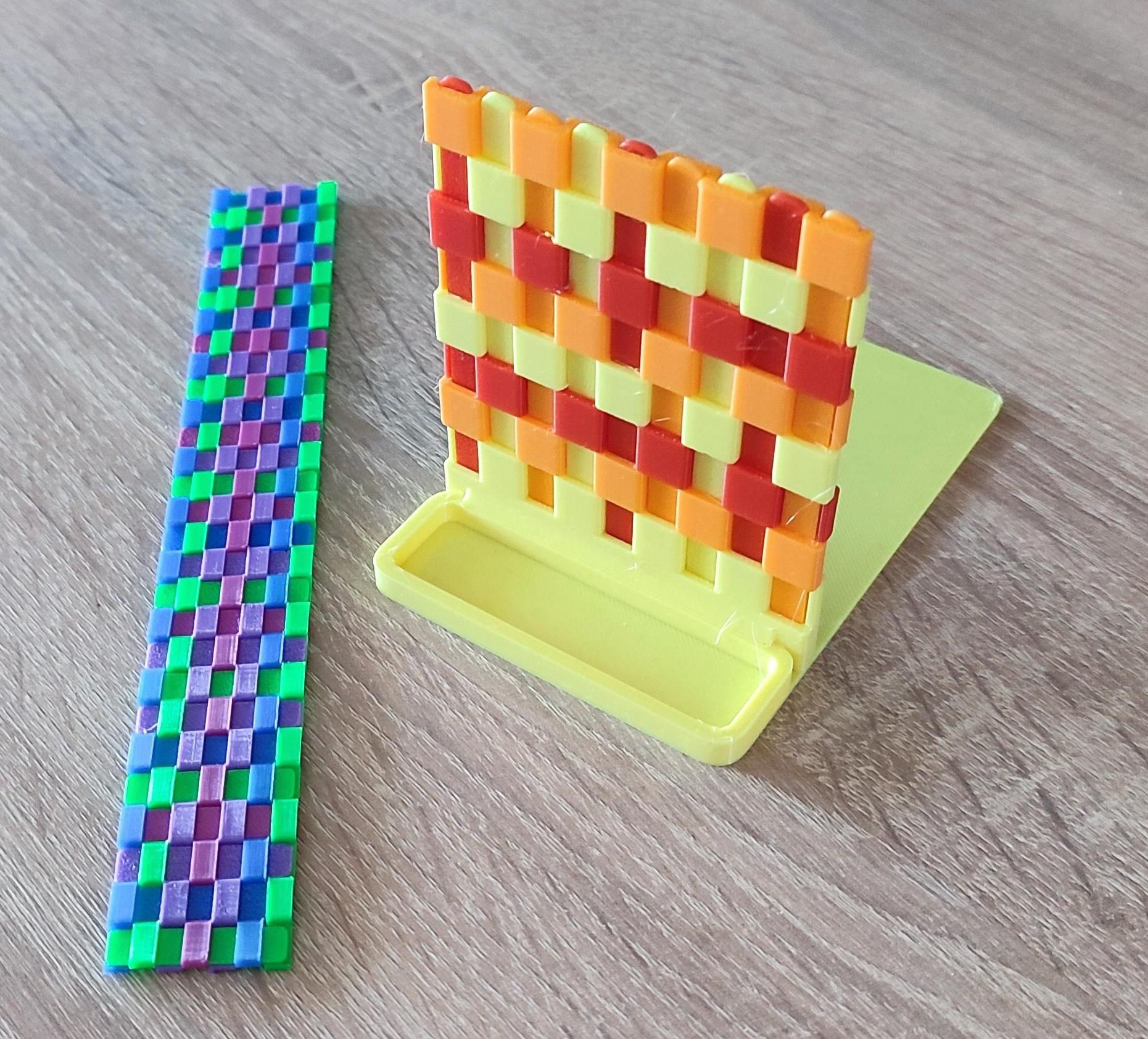 3D Printed "Woven" Bookend and Bookmark : 3 Steps (with Pictures ...