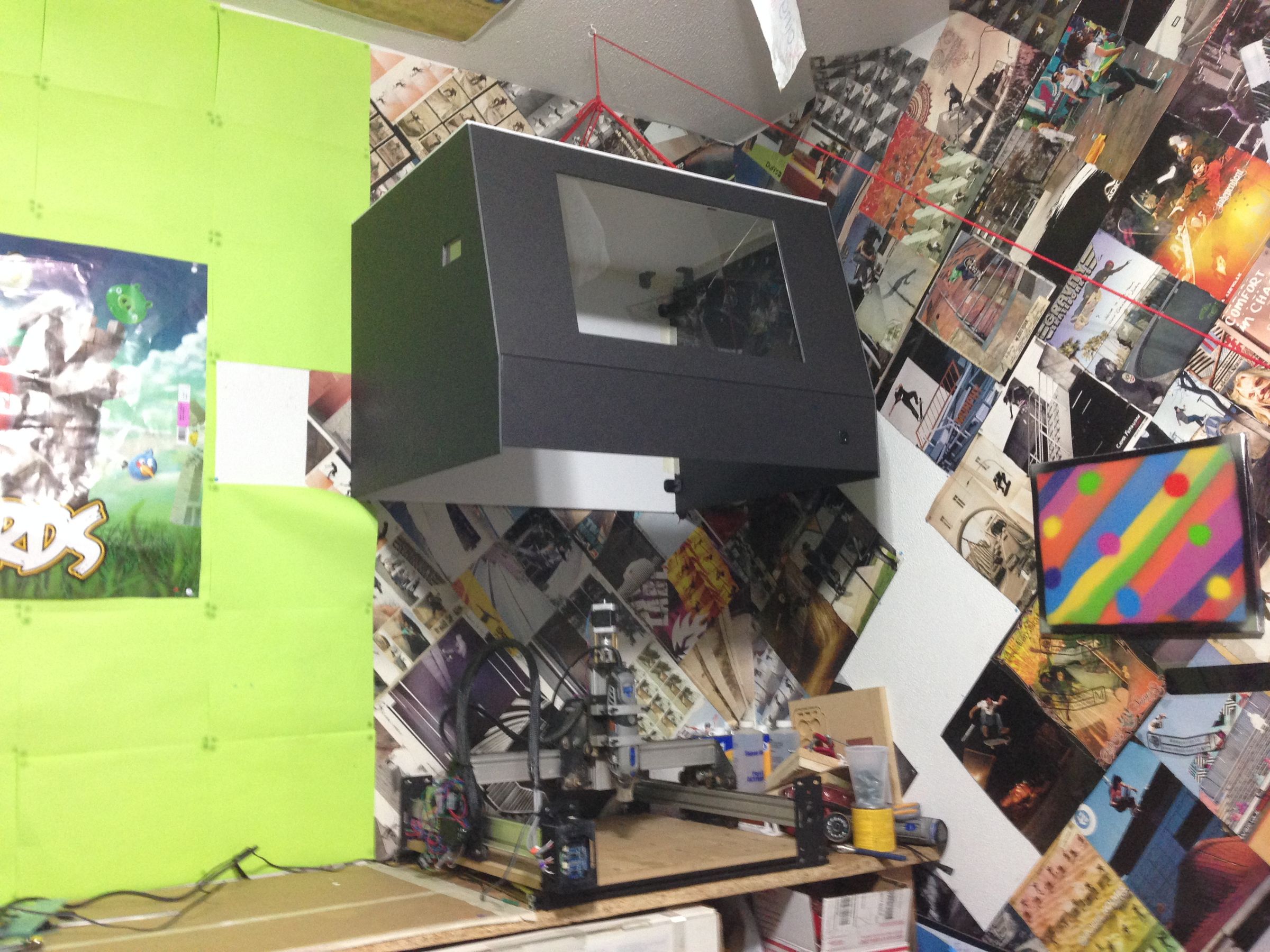 Shapeoko 2 Dust Cabinet With Lighting : 7 Steps (with Pictures ...