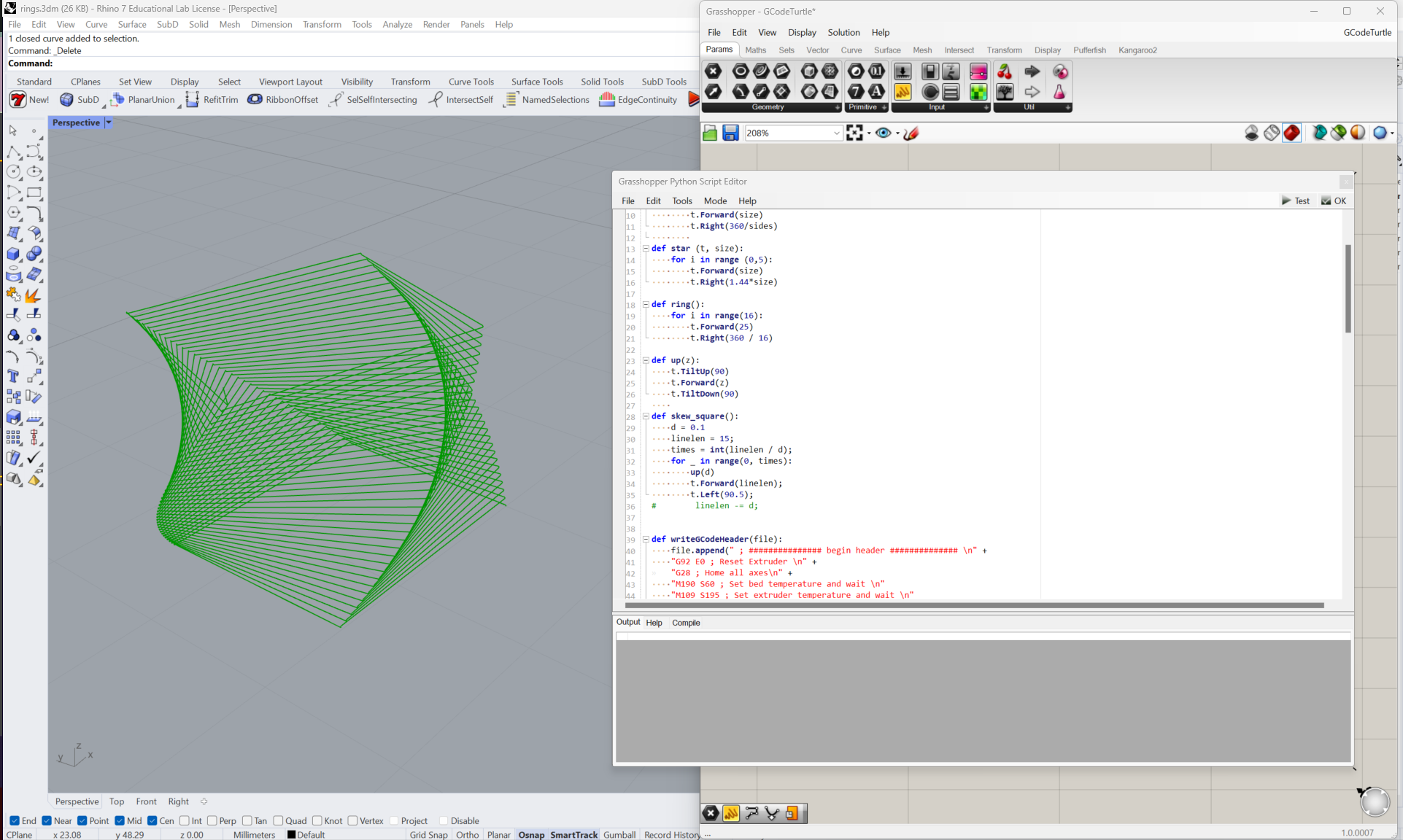 Week 5 - GCode Rings : 4 Steps (with Pictures) - Instructables