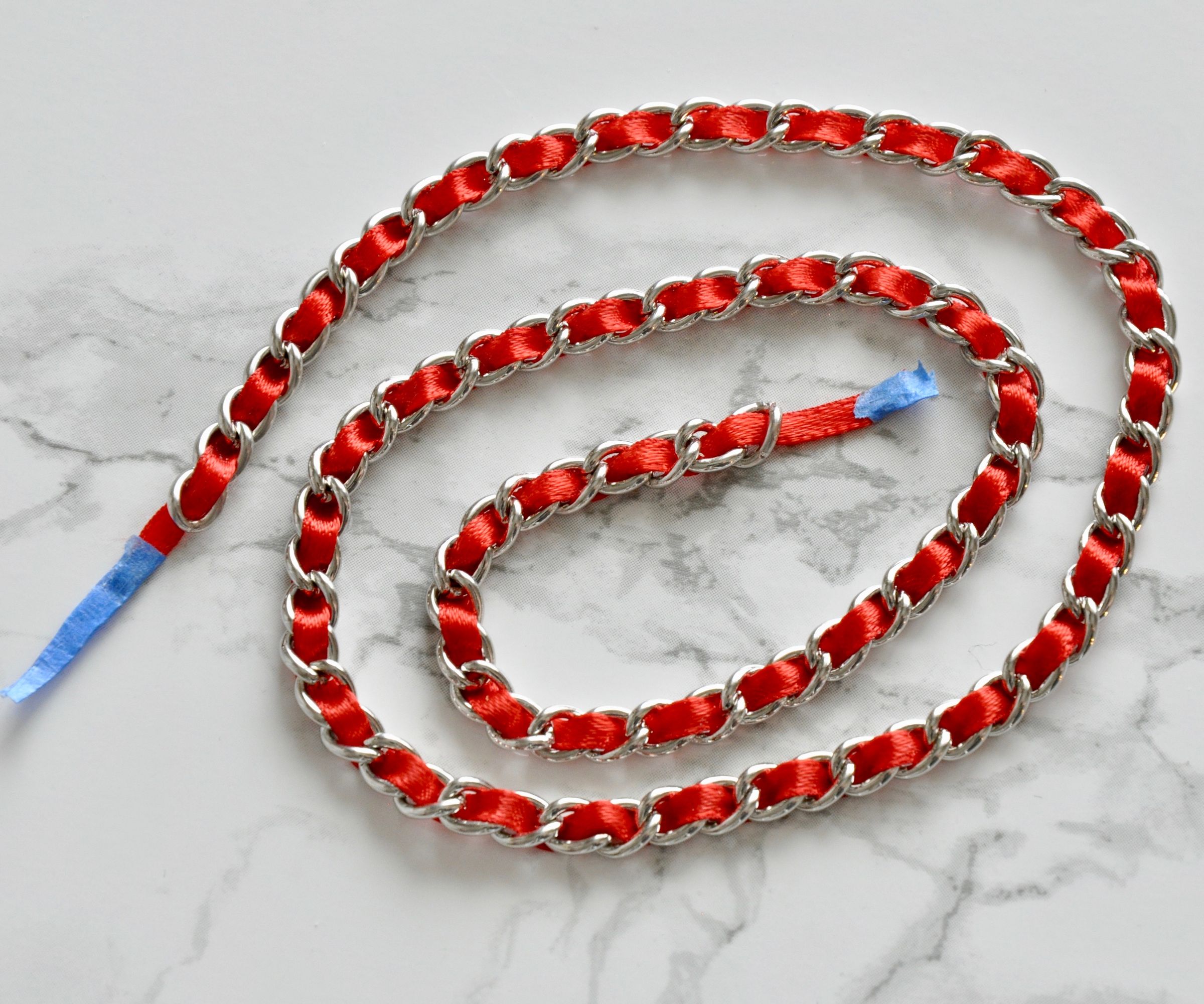 Ribbon Chain Necklace : 7 Steps (with Pictures) - Instructables