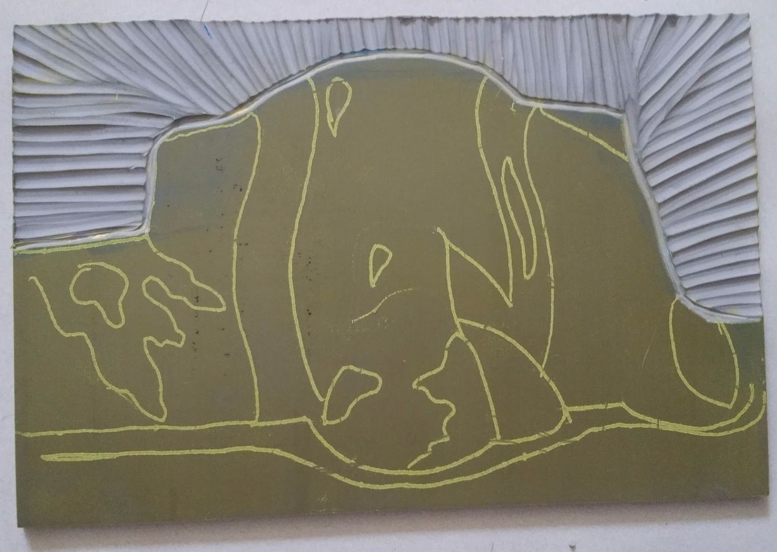 Hand-painted Reduction Linoleum Print : 7 Steps - Instructables