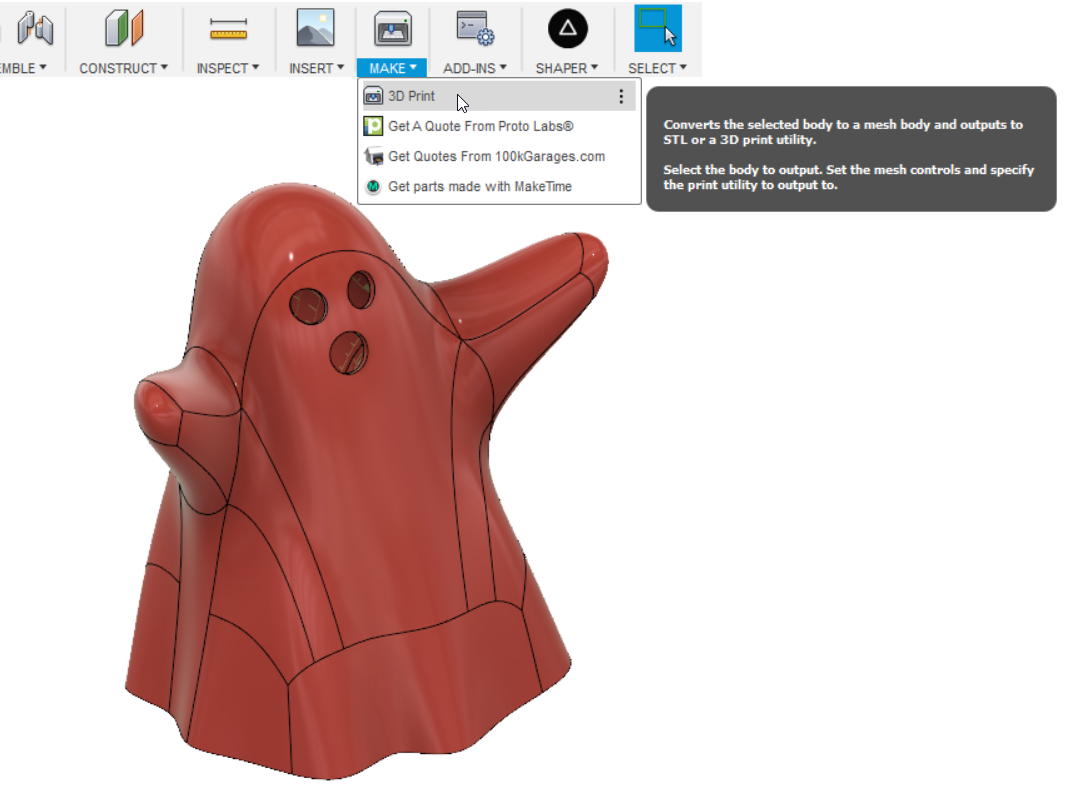 Exporting Multiple Bodies As One STL File in Fusion 360 : 5 Steps ...