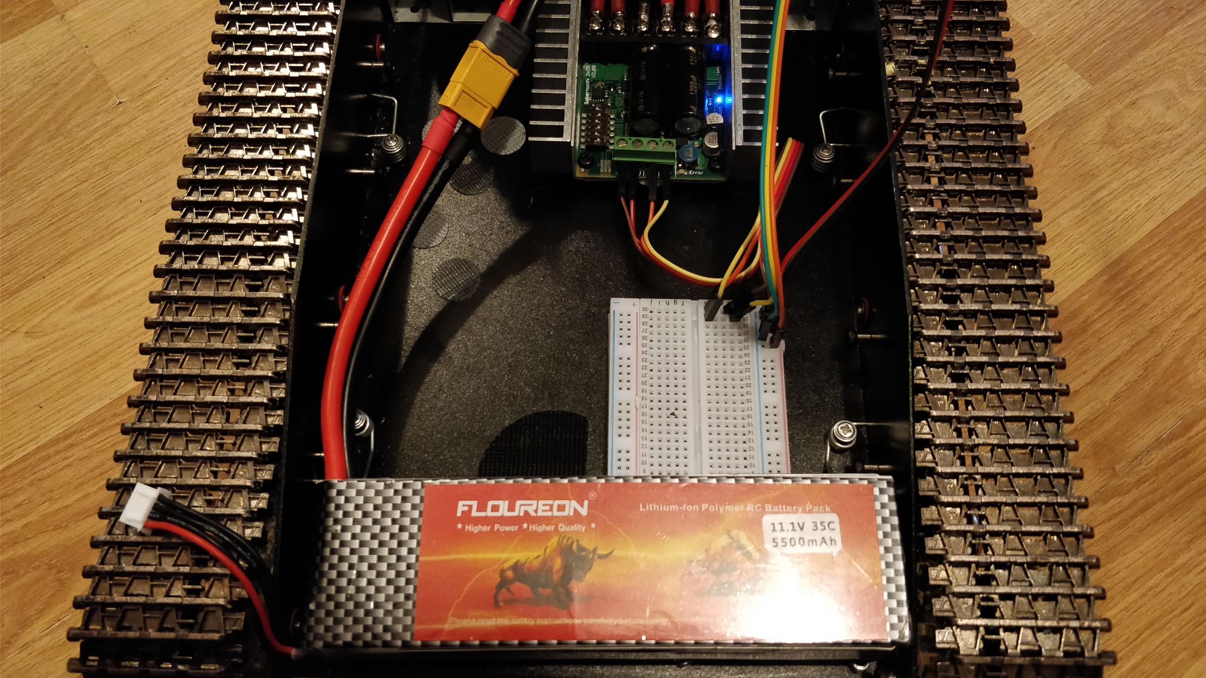 Rugged Remote Tracked Chassis Surveillance Bot : 7 Steps (with Pictures ...