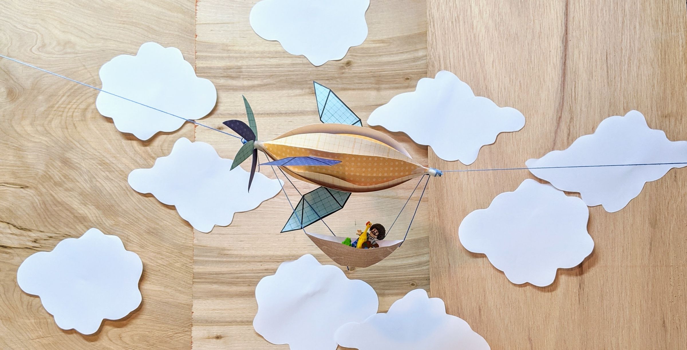 Blimp on a String : 6 Steps (with Pictures) - Instructables