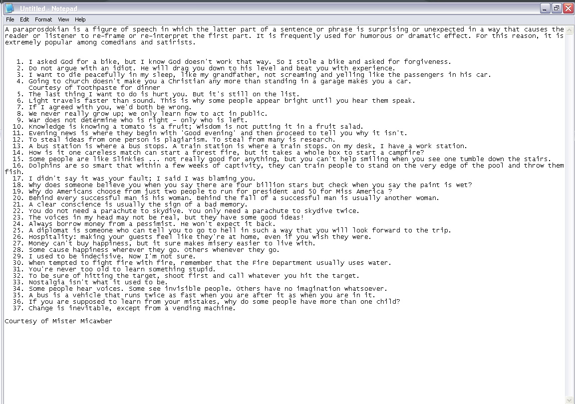 Quick Formatting With Notepad and Word : 8 Steps - Instructables