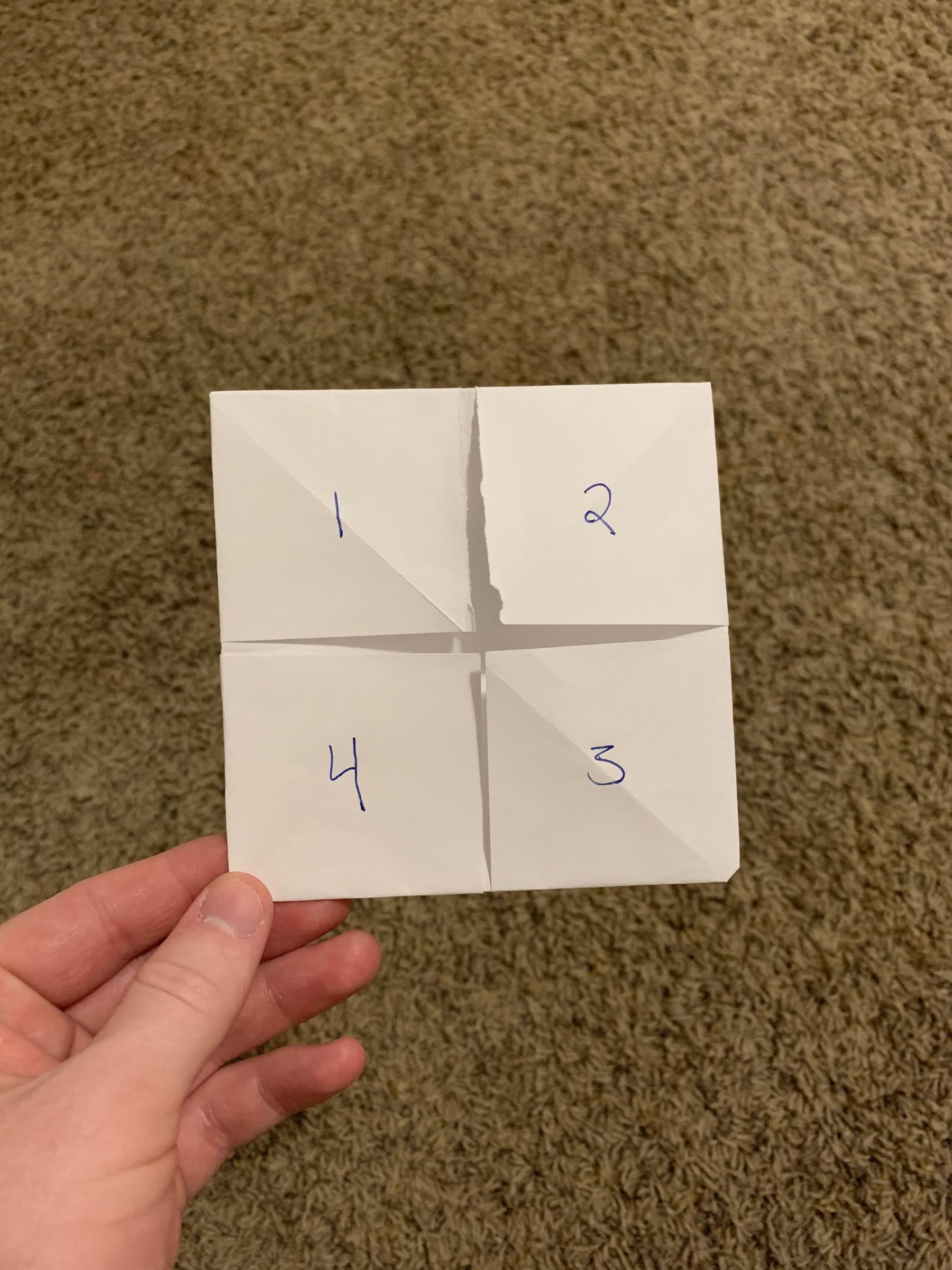 Constructing a Paper Fortune-Teller : 11 Steps - Instructables