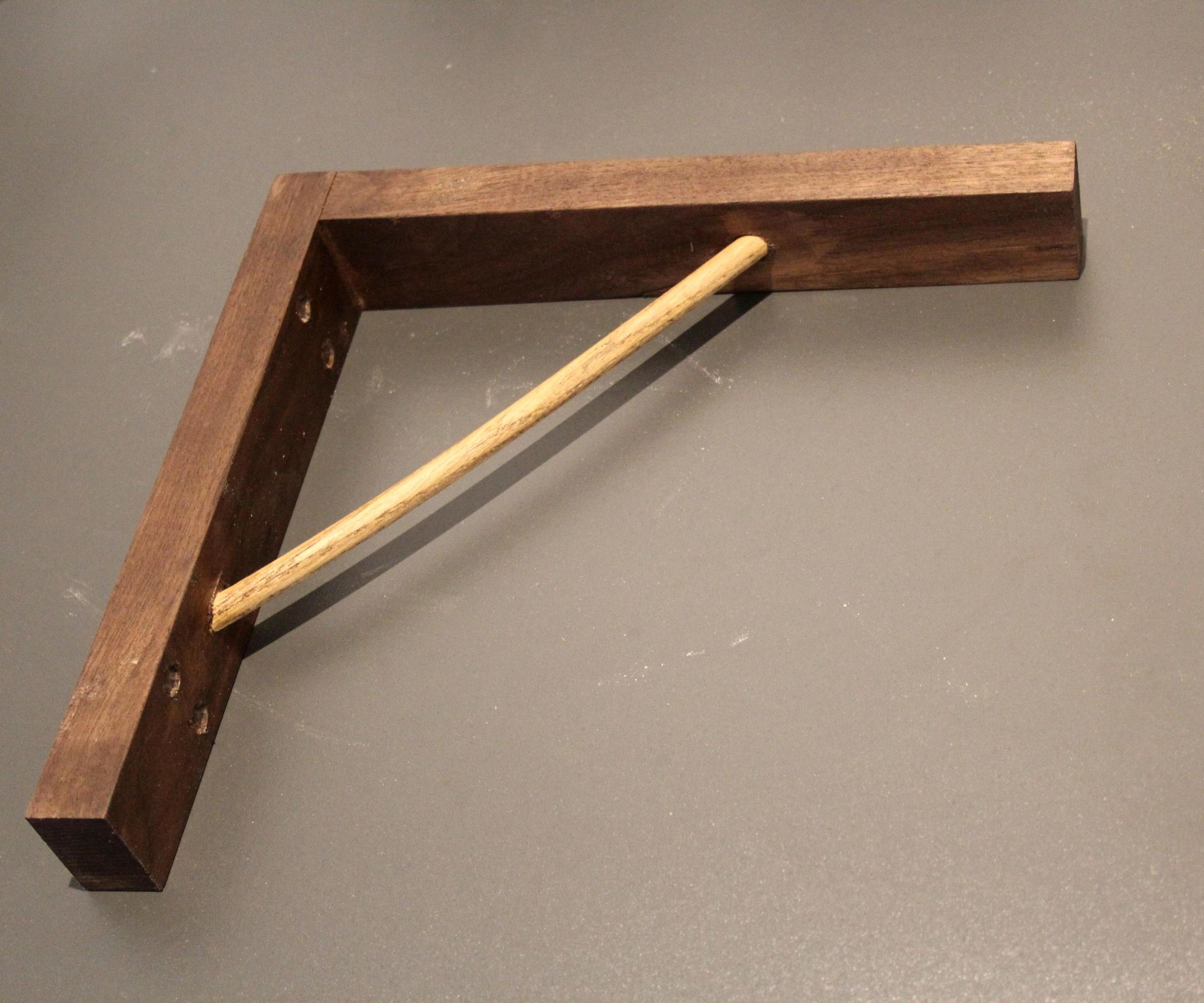 Walnut and Oak Shelf Brackets, From Plank to Finish : 13 Steps (with ...