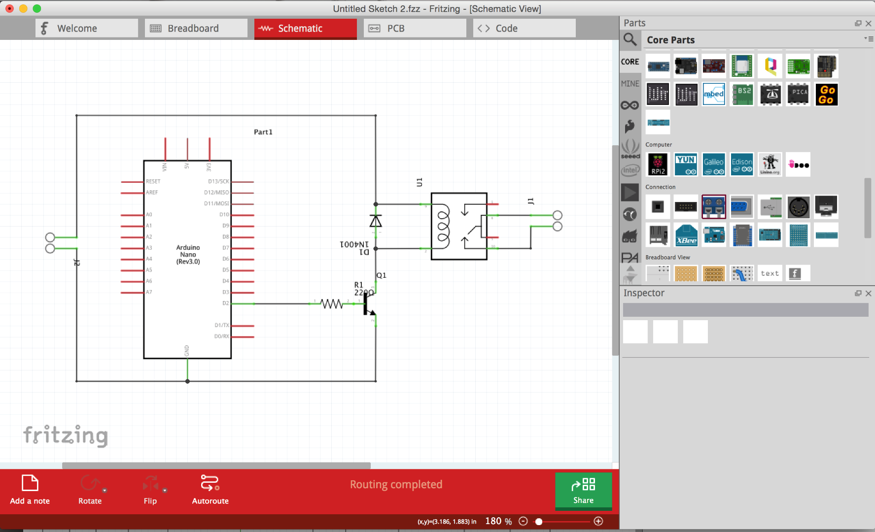 PCB Designing and Isolation Milling Using Only Free Software : 19 Steps ...