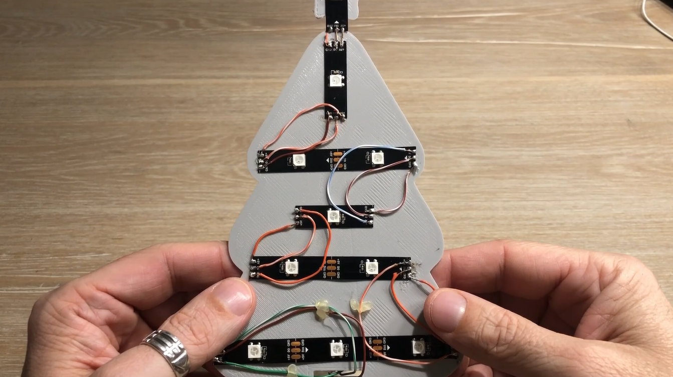 How to Create LED Arduino 3D Printed Christmas Tree Lamp : 7 Steps ...