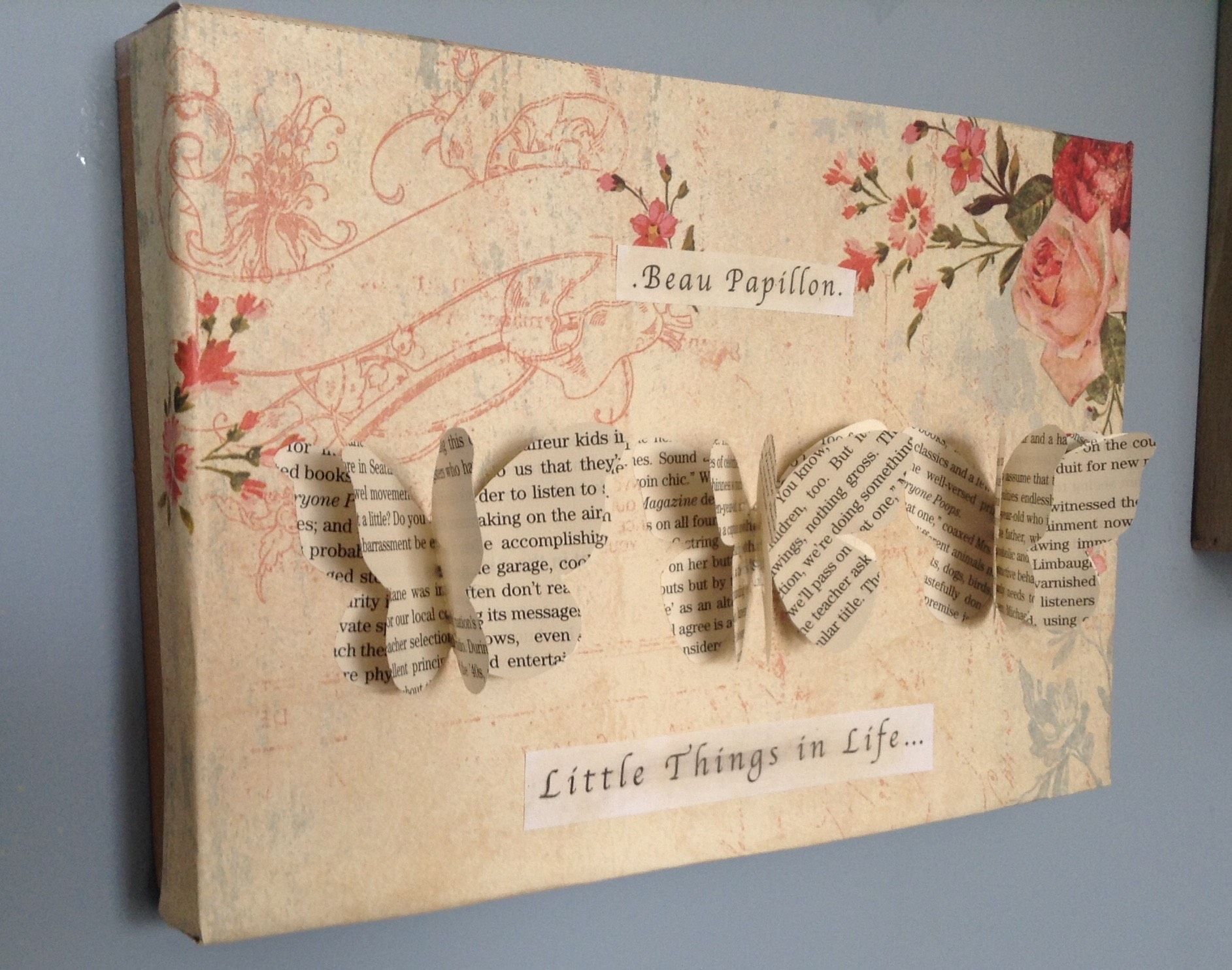 Vintage Butterfly Poster Box : 9 Steps (with Pictures) - Instructables