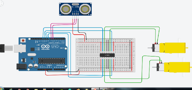 Obstacle Avoiding Robot (online Simulation) : 3 Steps - Instructables