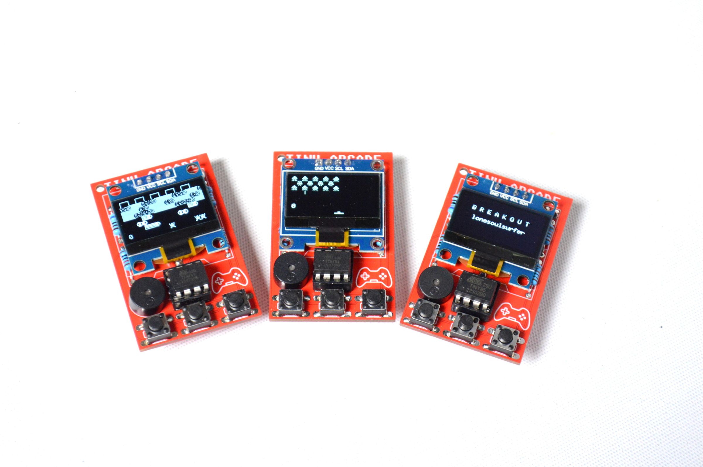 Tiny Arcade Game - Attiny85 Build : 7 Steps (with Pictures) - Instructables