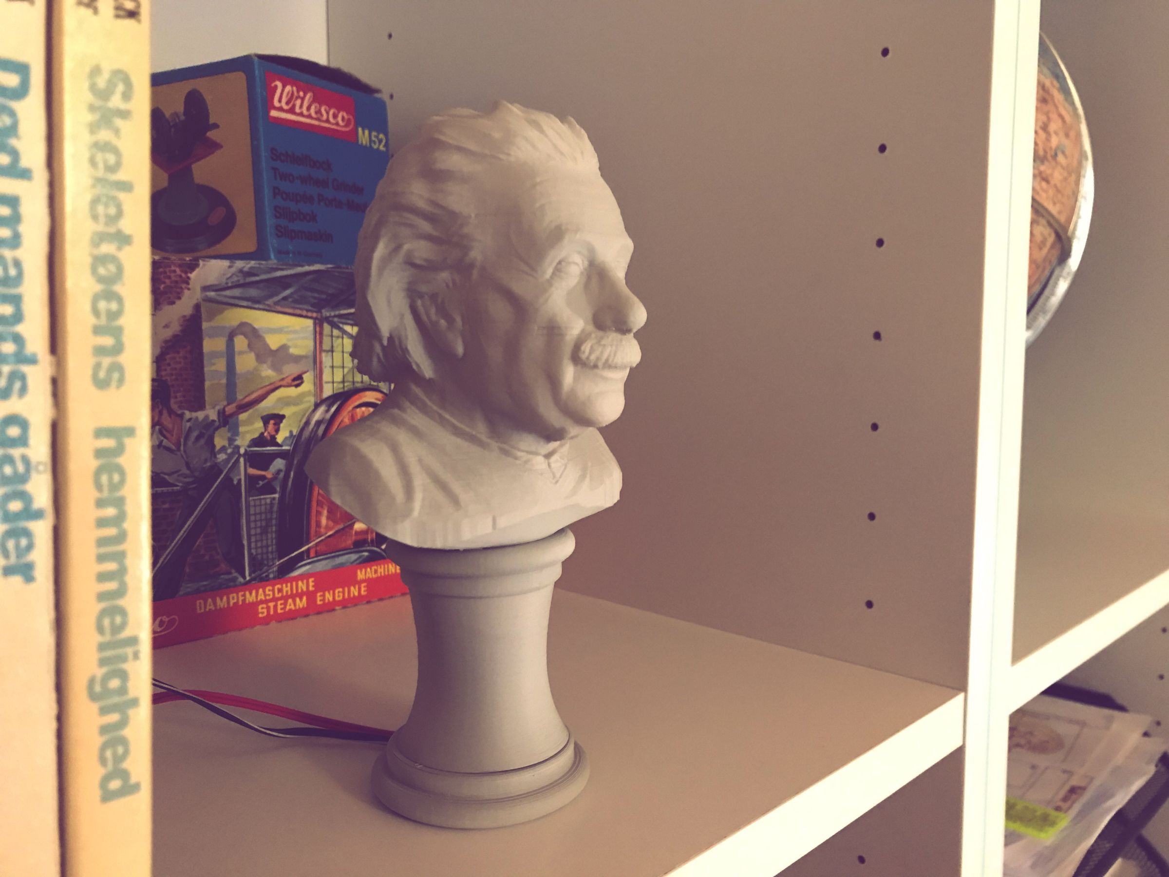 Einstein Bust With Secret Switch : 3 Steps (with Pictures) - Instructables