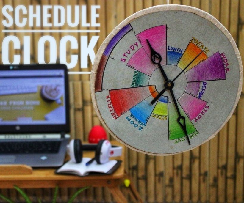 Schedule Clock: Your Virtual Productivity Assistant. : 6 Steps (with ...