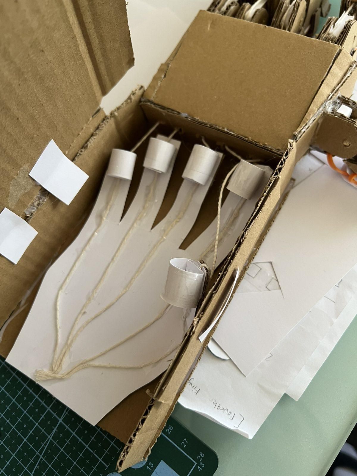 Elastic-Powered Cardboard Mechanical Hand : 7 Steps - Instructables
