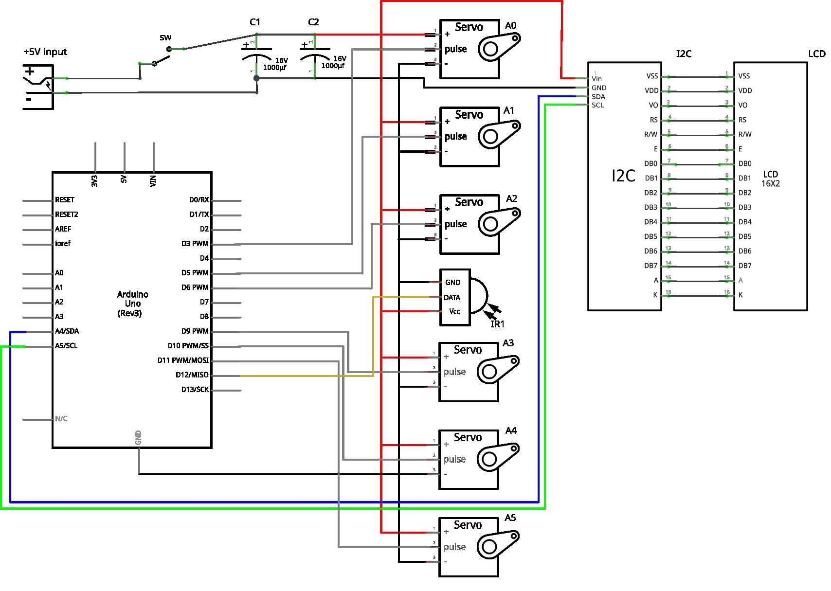 Arduino Controlled Rotary Stewart Platform : 4 Steps (with Pictures ...