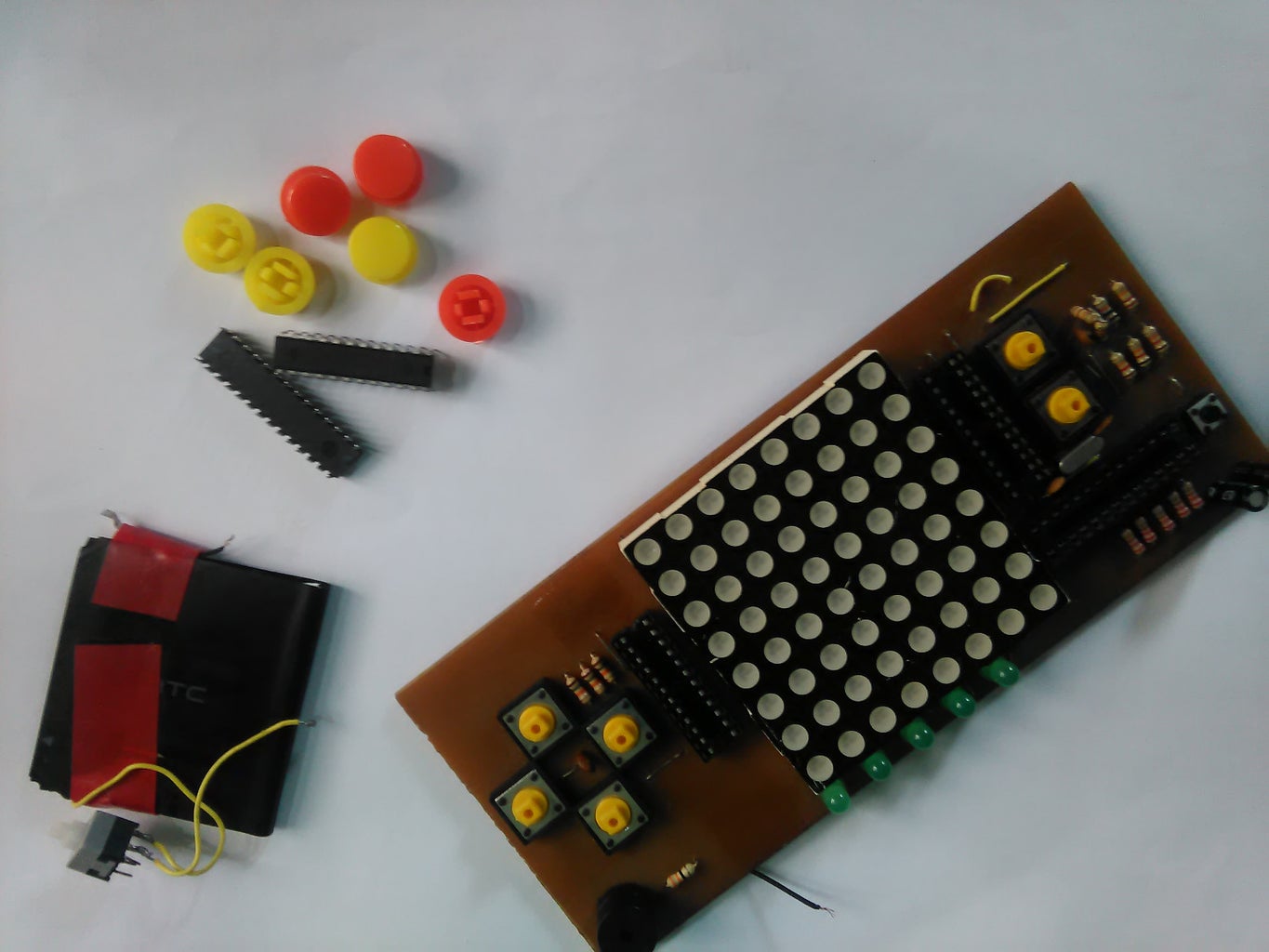 Arduino Dot Matrix Game Console 7 Steps With Pictures Instructables