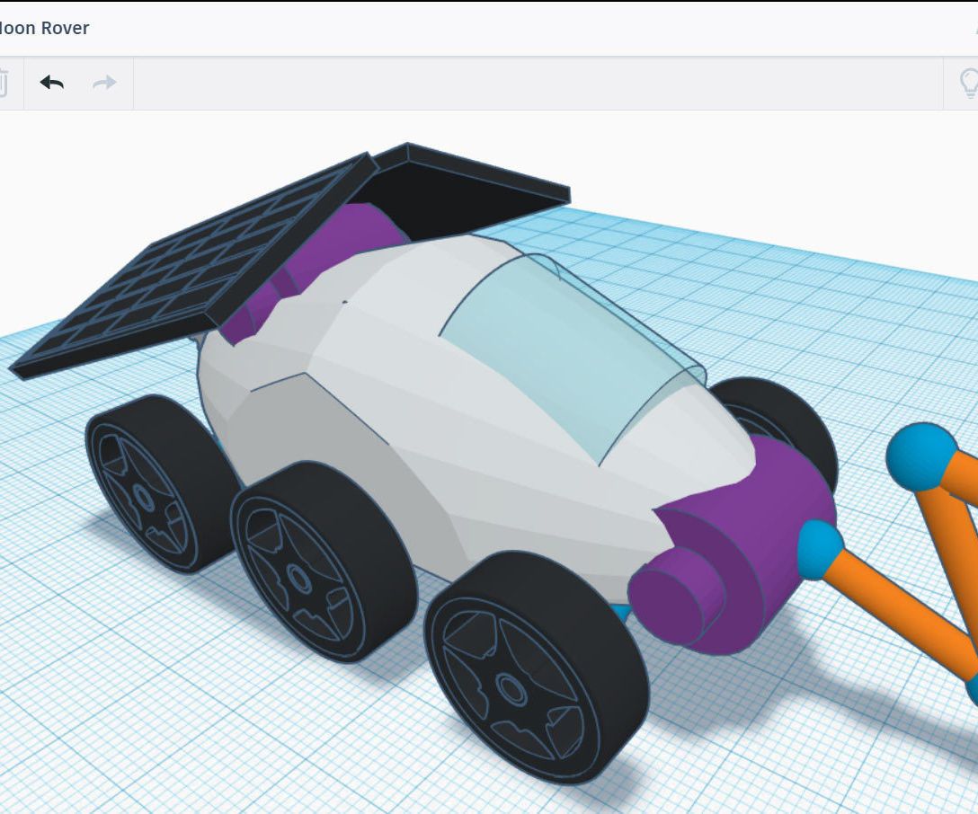 Design a Moon Rover in Tinkercad : 10 Steps - Instructables