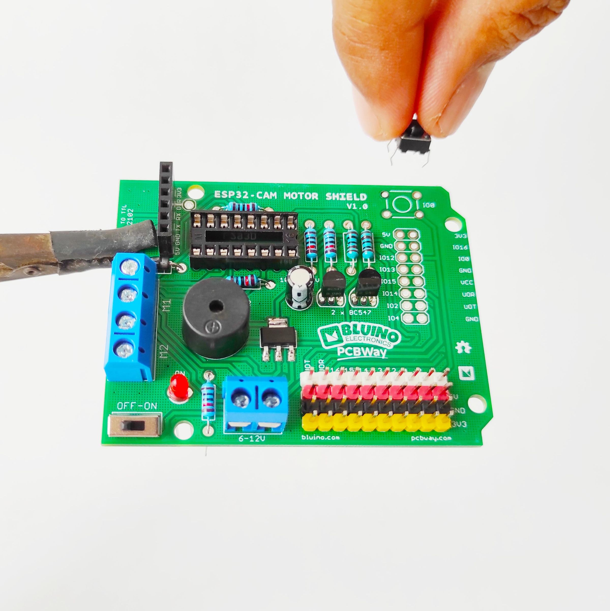 DIY ESP32 Camera Motor Shield - Wifi Camera Robot Car : 13 Steps (with ...