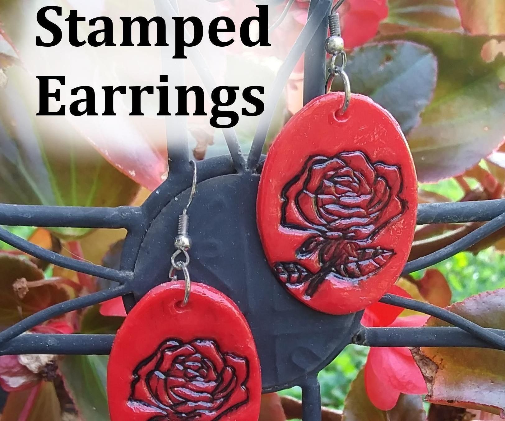 Beginner Jewelry: Easy Stamped Earrings : 5 Steps (with Pictures ...