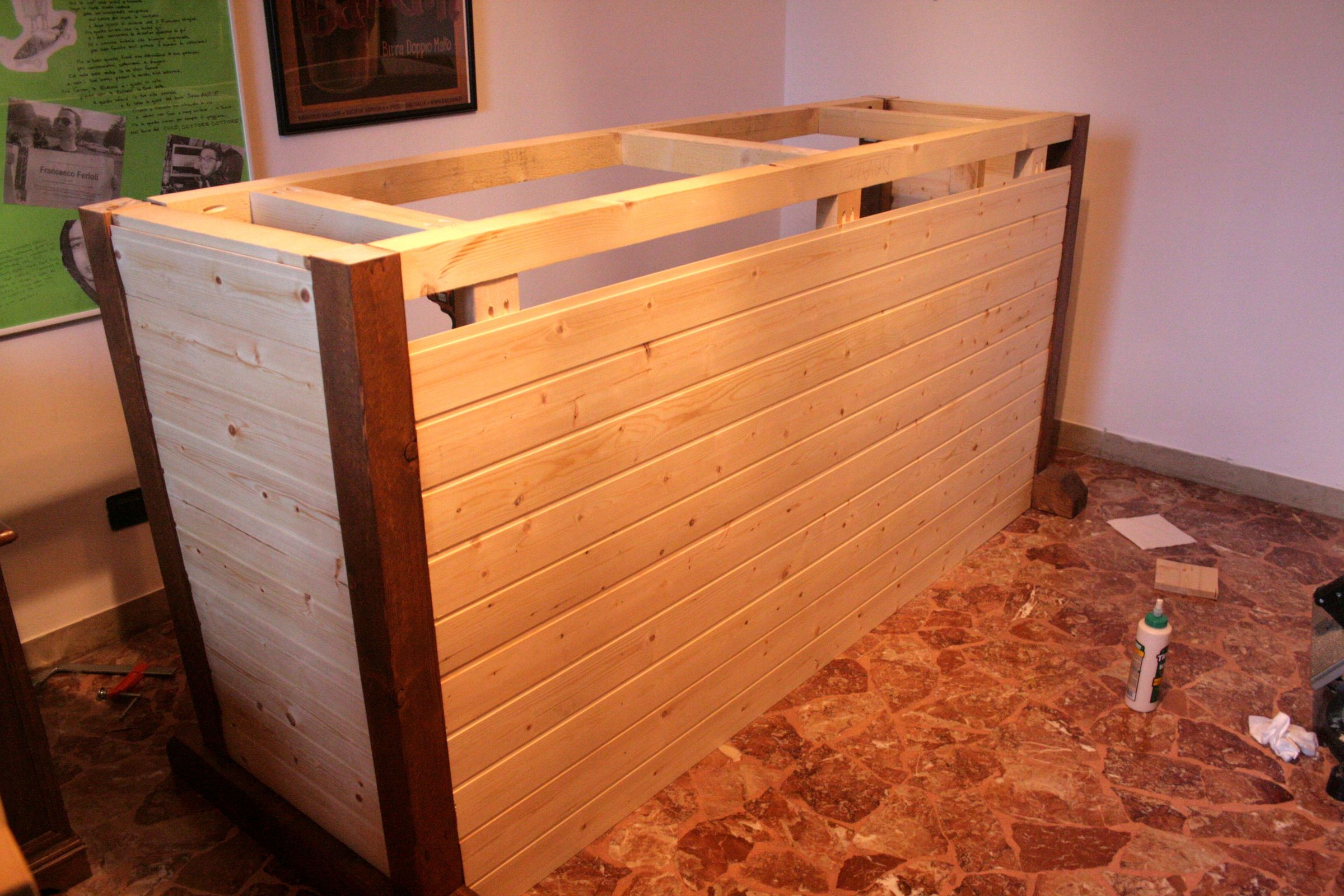 Sturdy Bar Counter With LED Lights : 12 Steps (with Pictures ...