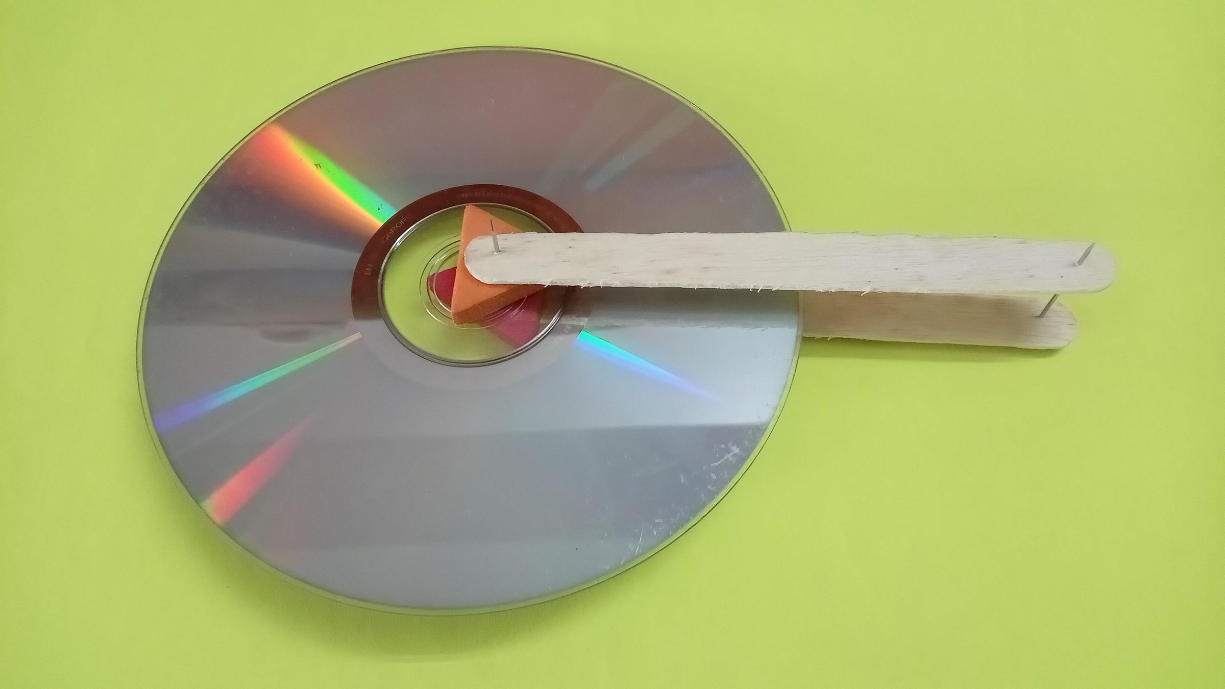 Unusual Use of CDs & Ice Cream Sticks in Making Cycle Working Model : 7 ...