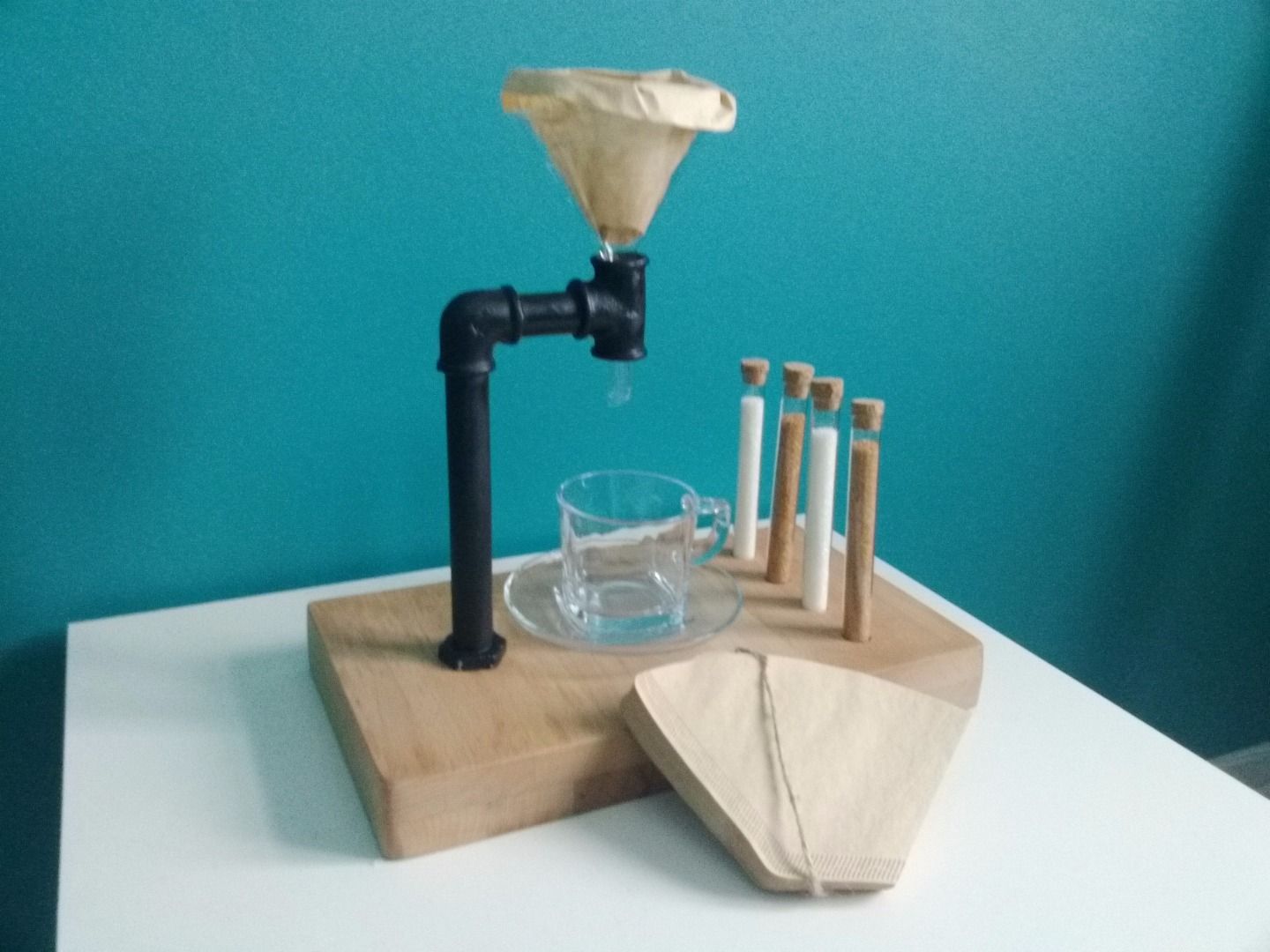 HomeMade Modern DIY Pipe Coffee Maker : 11 Steps (with Pictures ...
