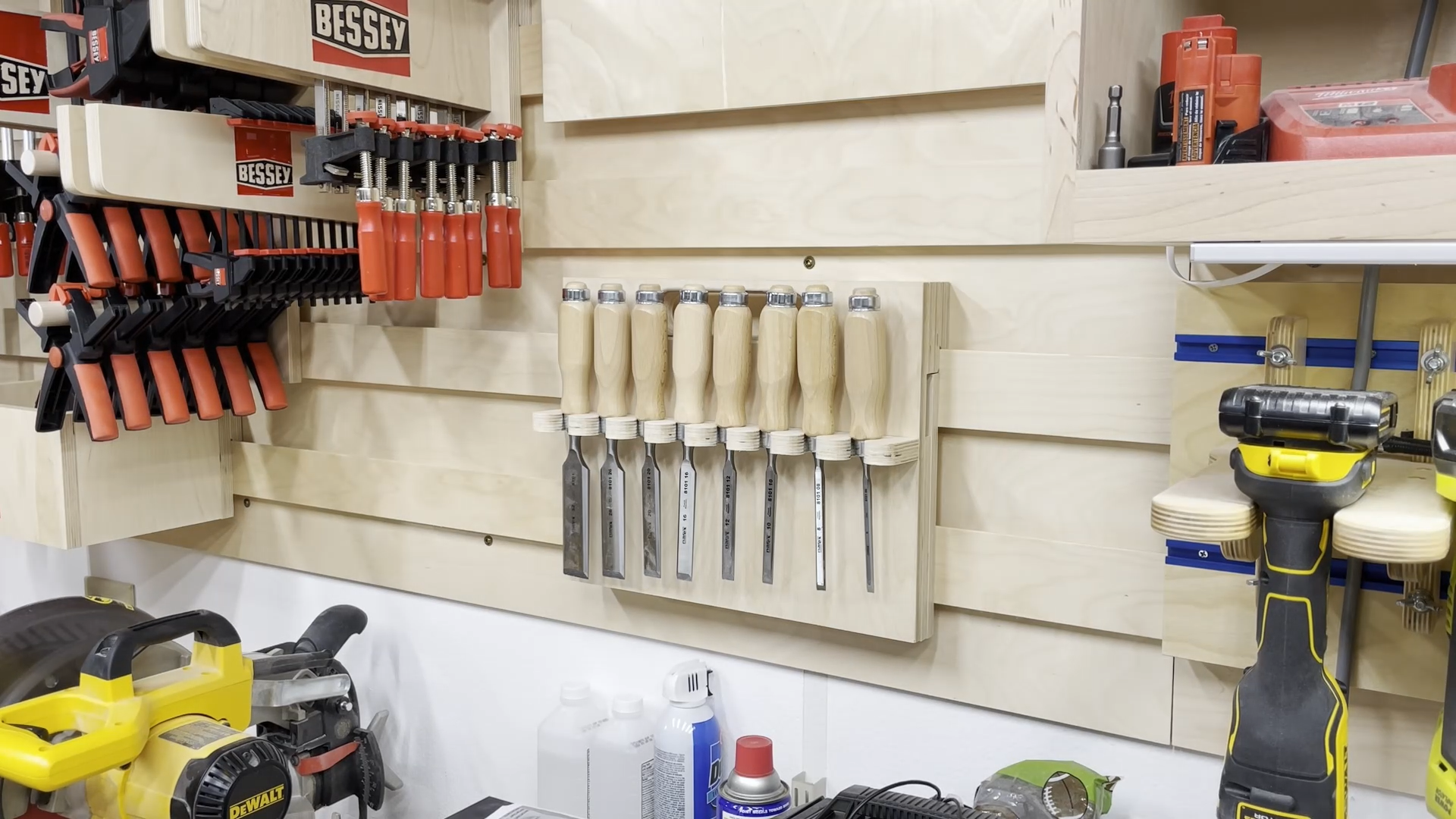 Wall Mounted Chisel Rack With Built in Stand : 8 Steps (with Pictures ...