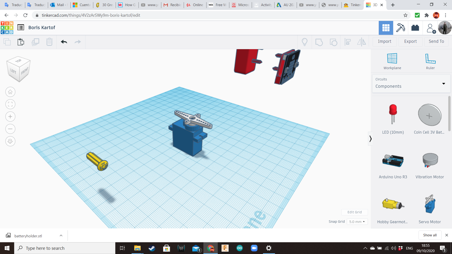Tinkercad + Micro:bit Robotics for School: "I Love Kartof" Robot! : 17 ...