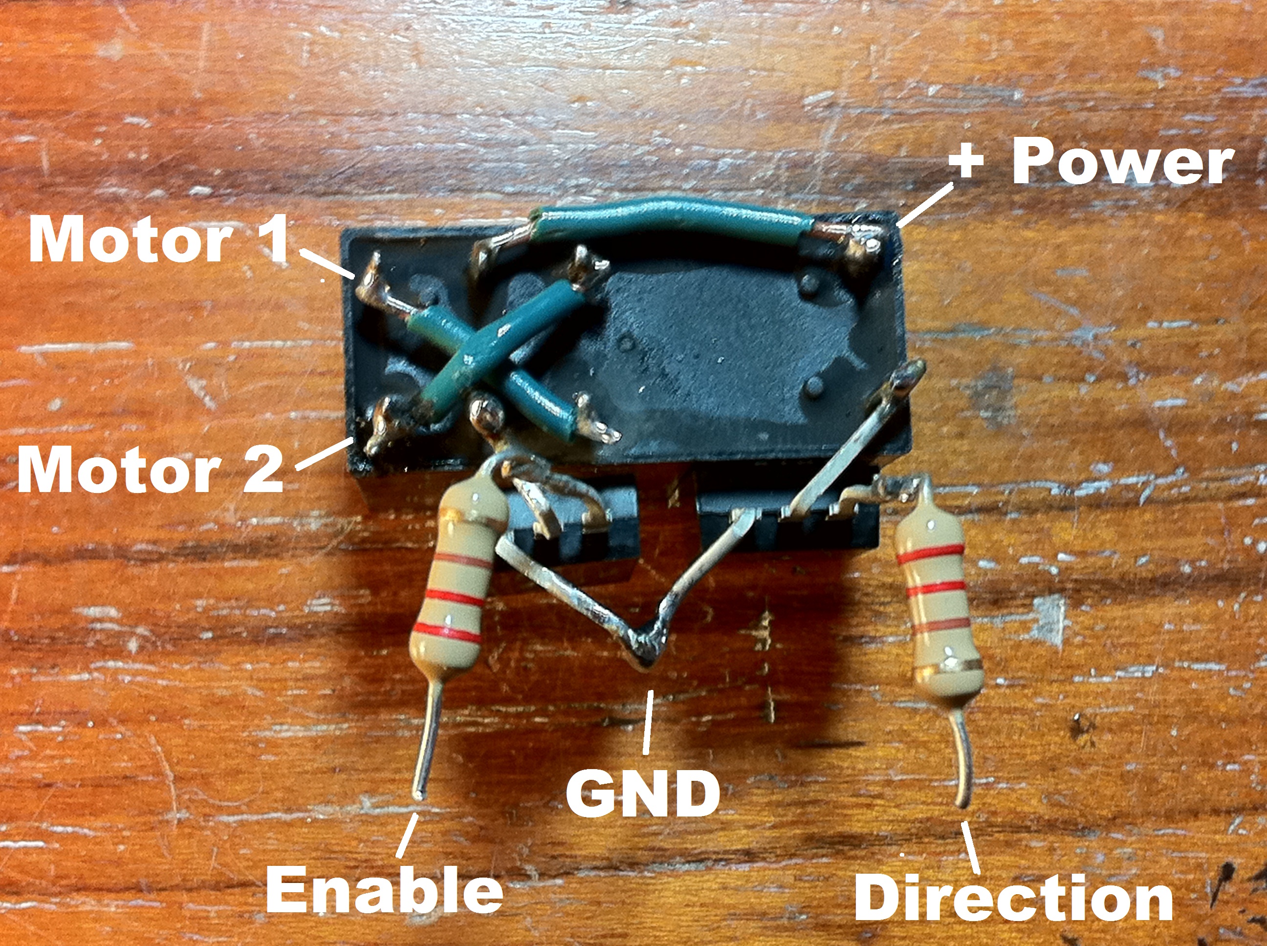 Easy, Reversible Motor Control for Arduino (or Any Microcontroller ...