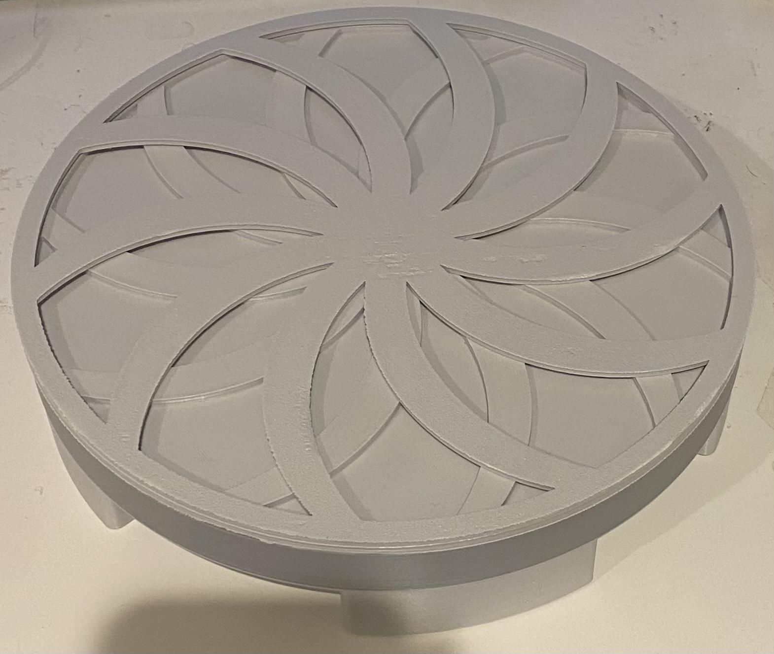 Mesmerizing Moiré Spinning Wheel With LED Backlight : 8 Steps (with ...