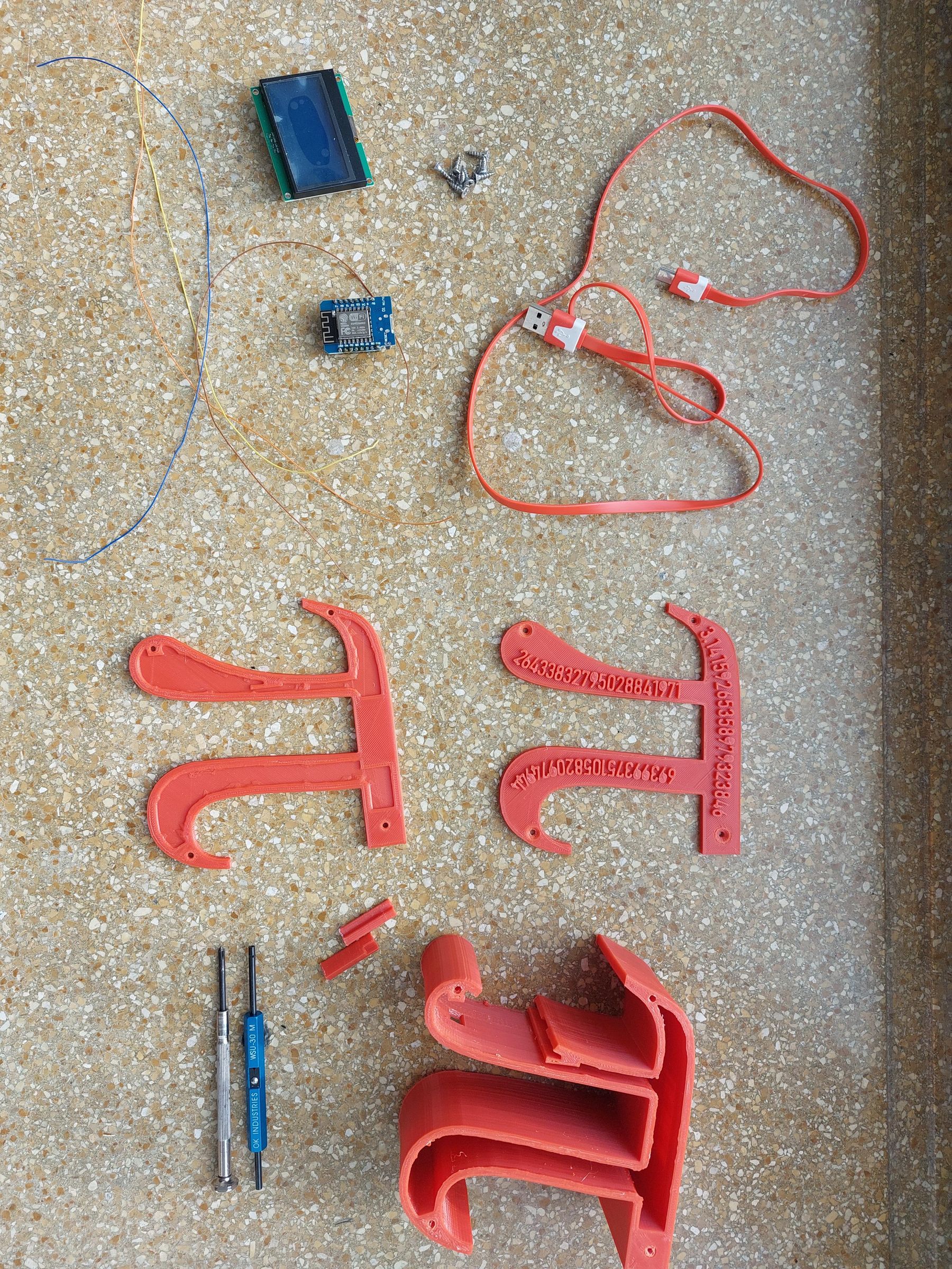 Pi-shaped Mental Arithmetics Clock : 13 Steps (with Pictures ...