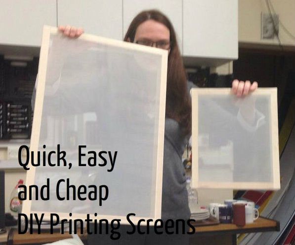Quick, Cheap and Easy Screen Printing Frames : 4 Steps (with Pictures ...