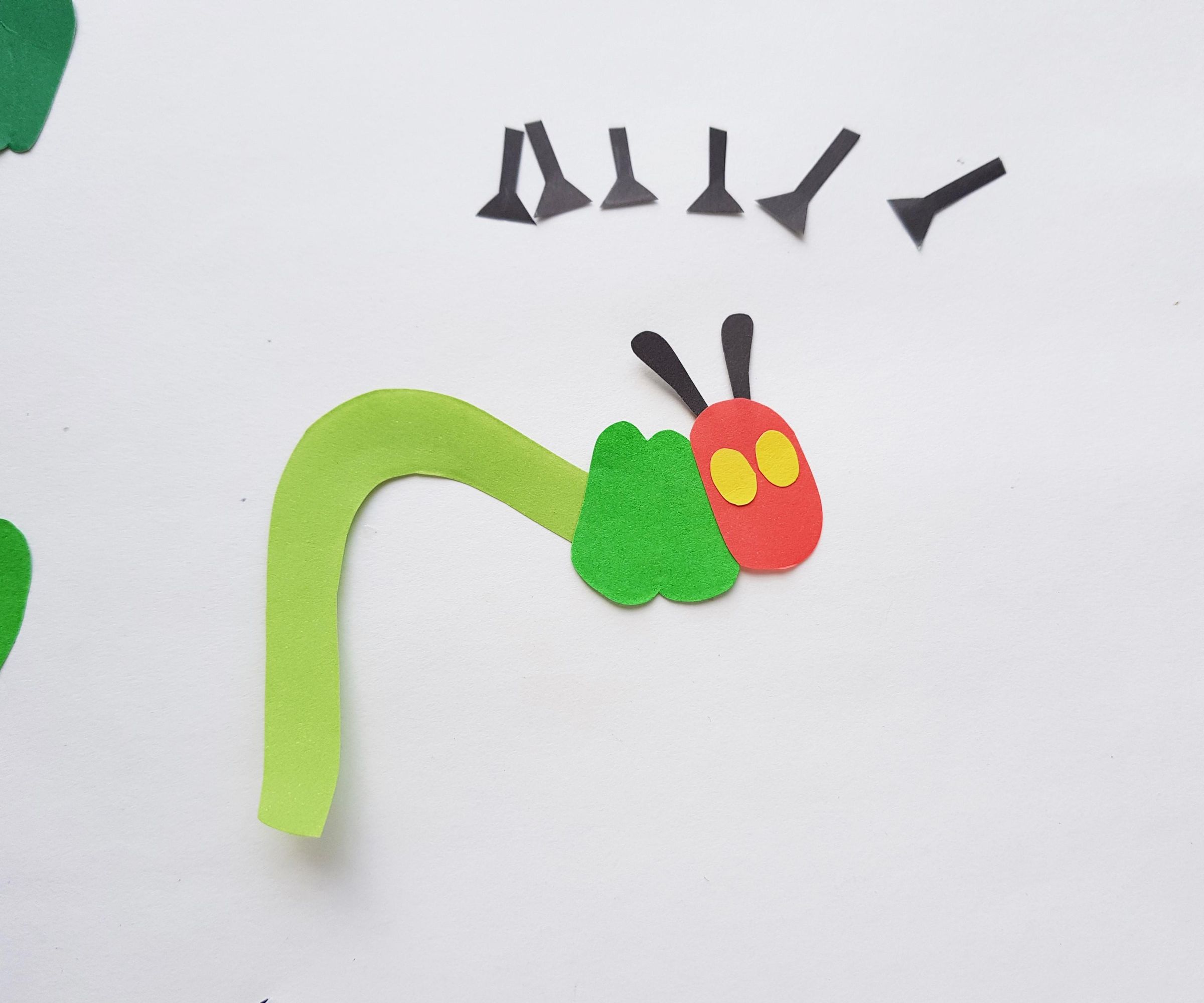 The Very Hungry Caterpillar Craft: FREE Template : 7 Steps (with ...