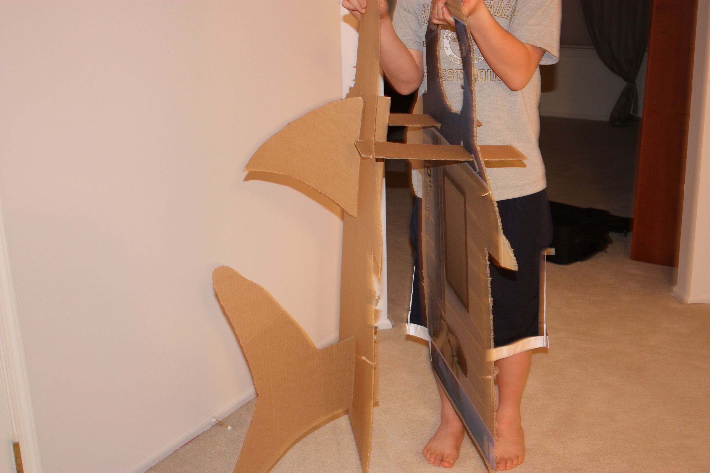 Making of a Cardboard Shark : 8 Steps - Instructables