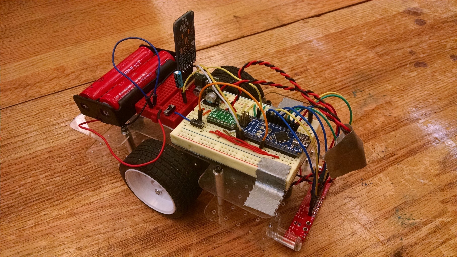 Line Following Arduino Robot 7 Steps Instructables