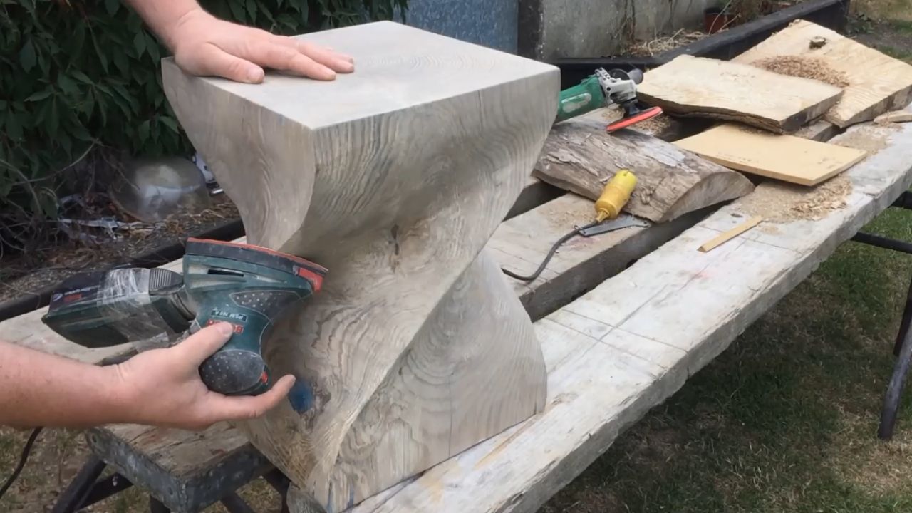 Twisted Stool / End Table : 14 Steps (with Pictures) - Instructables