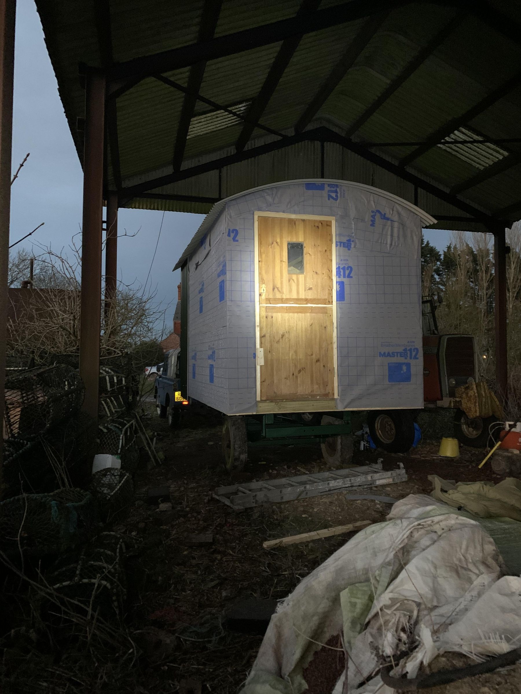 Self Build Shepherds Hut. Step by Step With Photos. Off Grid Living ...