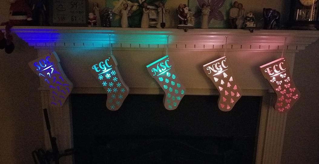 LED Wooden Christmas Stockings : 5 Steps (with Pictures) - Instructables