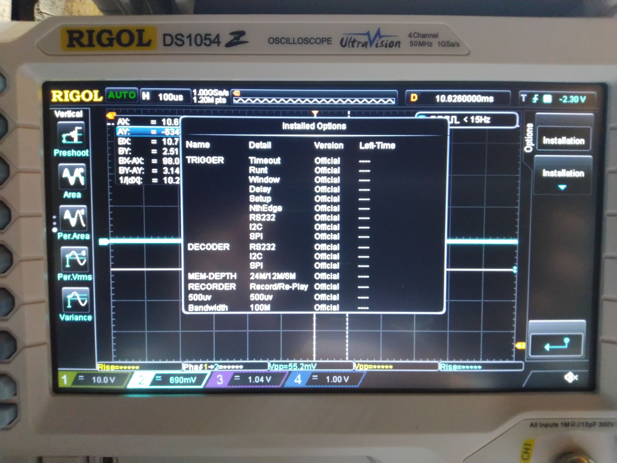 How to Hack & Upgrade a Rigol DS1054Z Digital Oscilloscope : 5 Steps ...