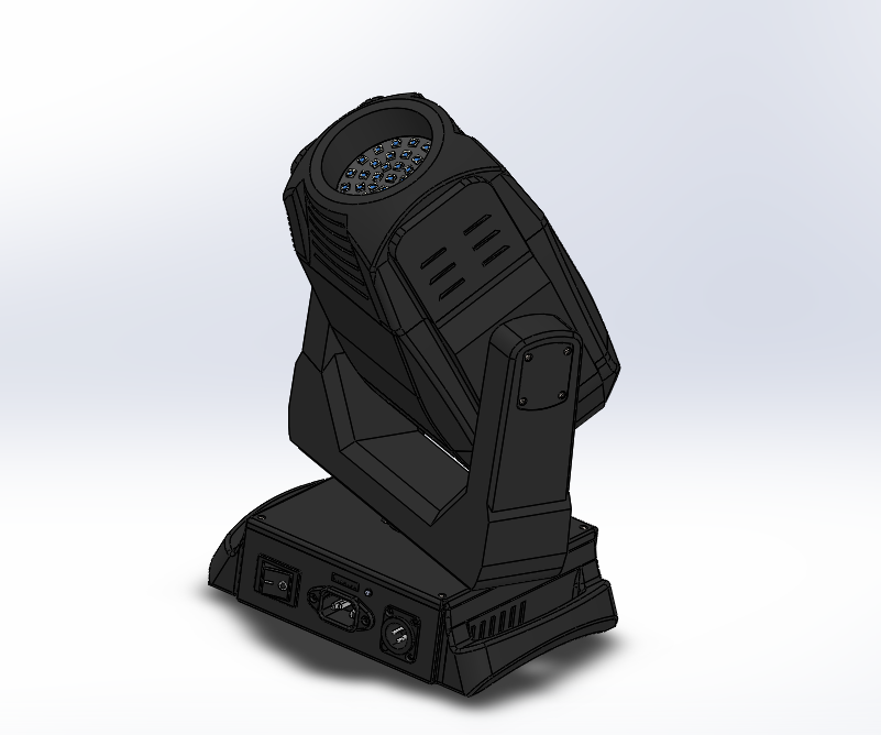 DMX Controlled LED Moving Light - TrueLight750 (In-Progress) : 7 Steps ...