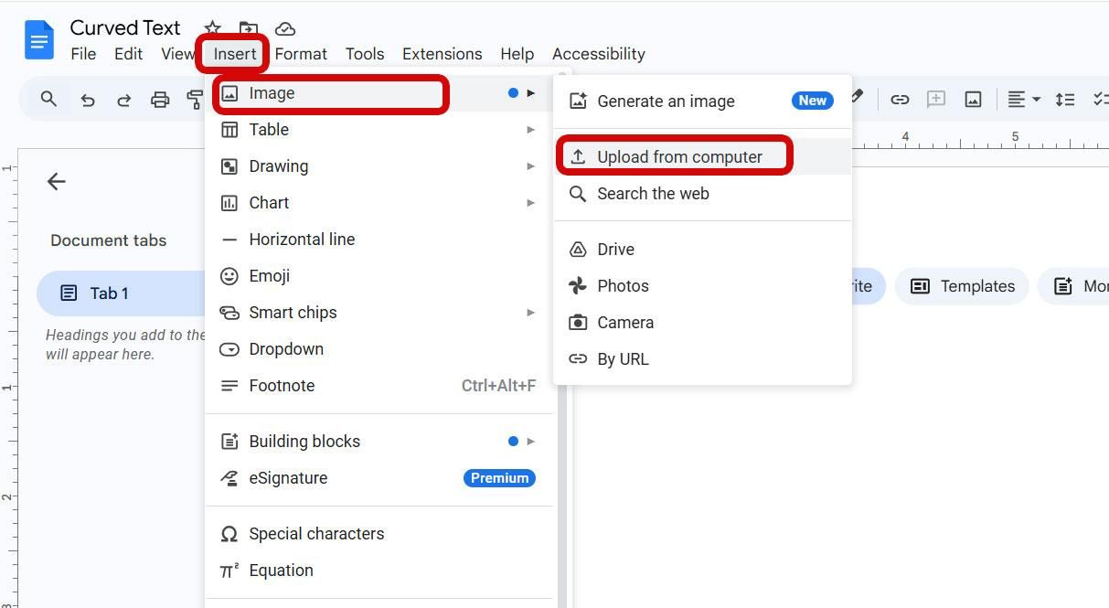 How to Curve Text in Google Docs : 11 Steps - Instructables