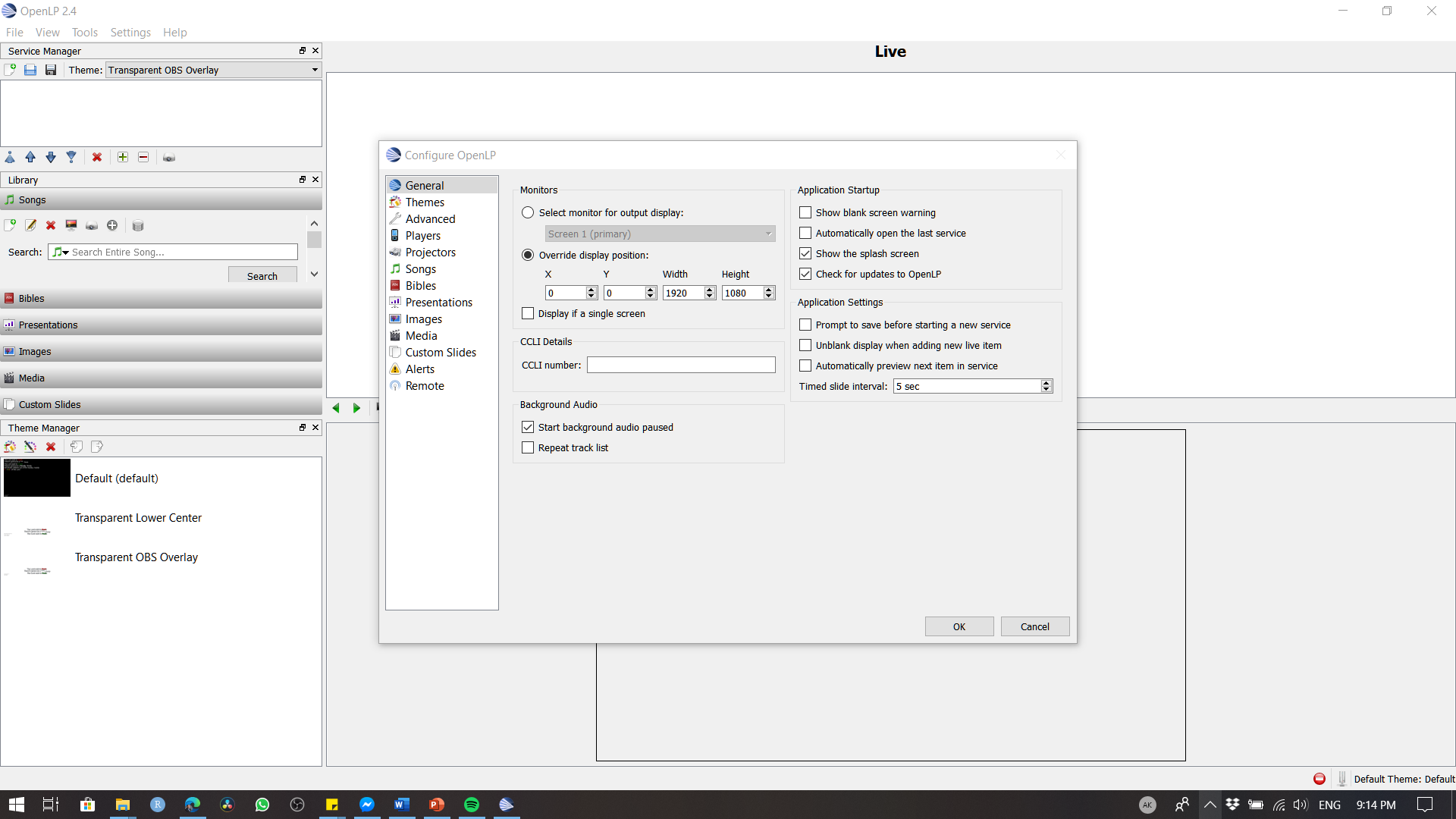 Lyrics Overlay on OBS Studio Using OpenLP : 10 Steps - Instructables