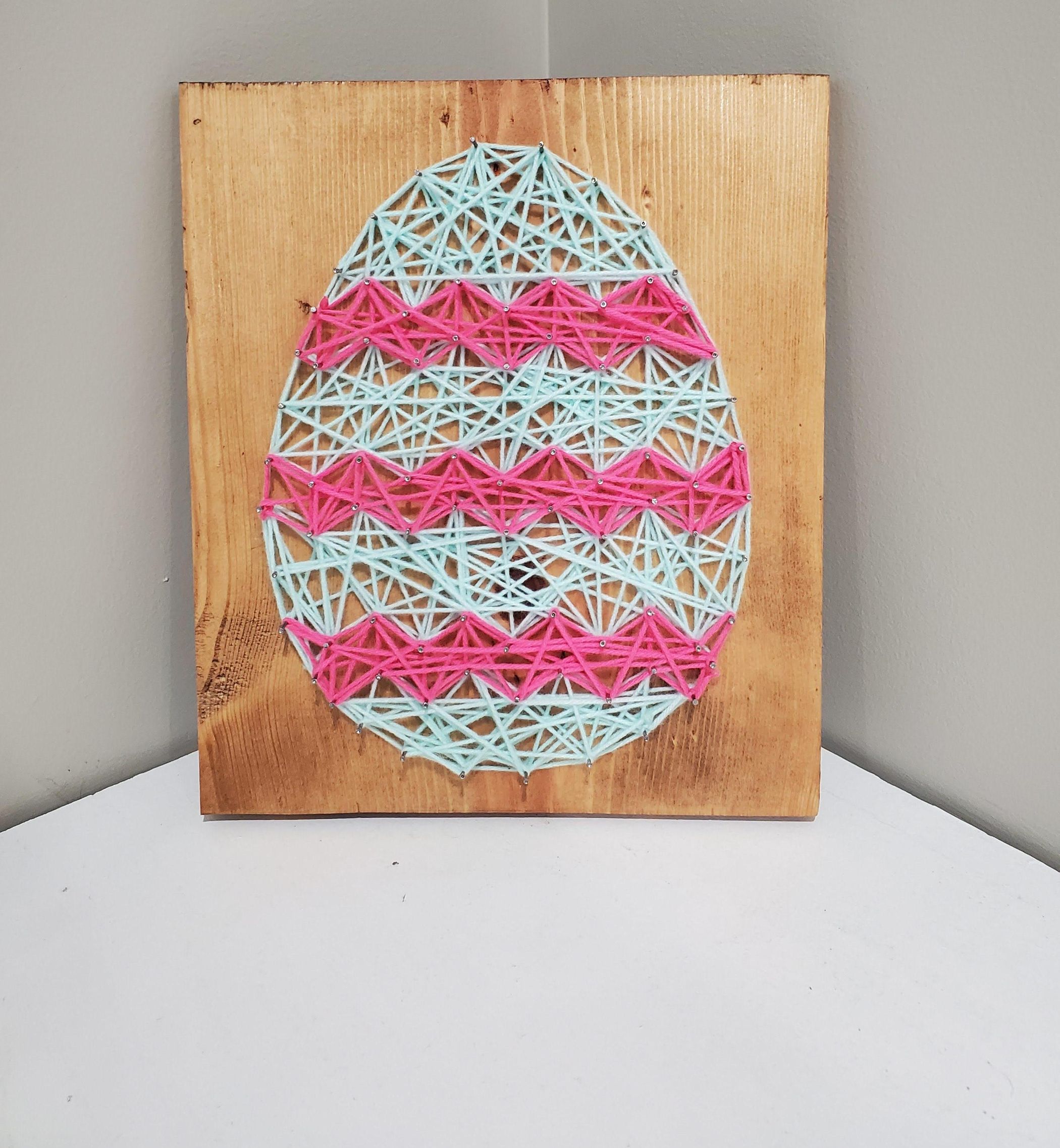 Yarn Easter Egg Sign : 4 Steps (with Pictures) - Instructables