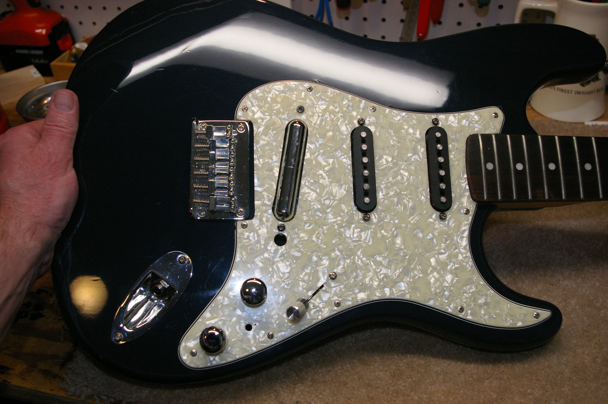 Rehab and Upgrades for a Fender Squire Strat - Plus Two Knob Mod : 6 ...