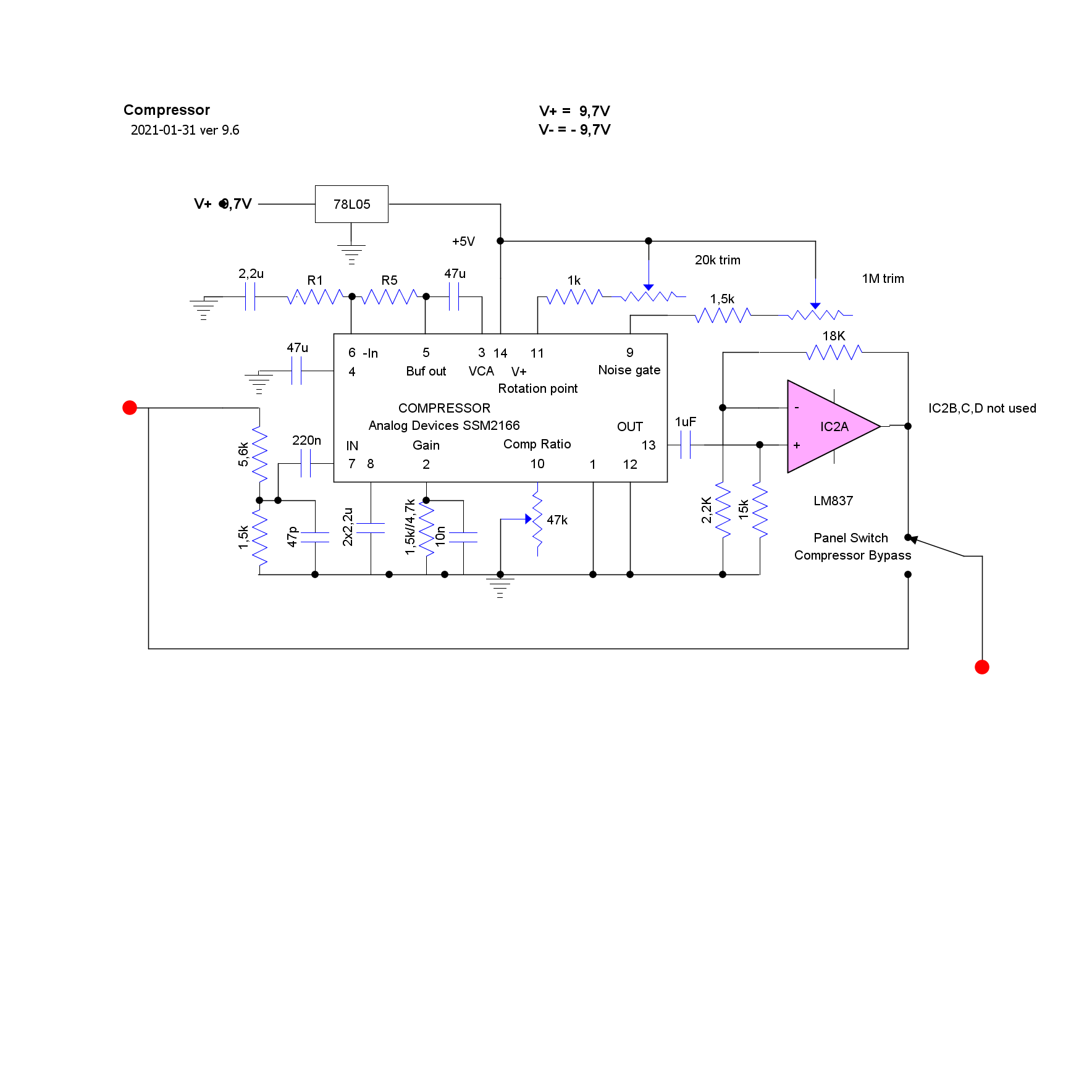 Tabletop Multi Guitar Effect With Compressor, CMOS Overdrive ...